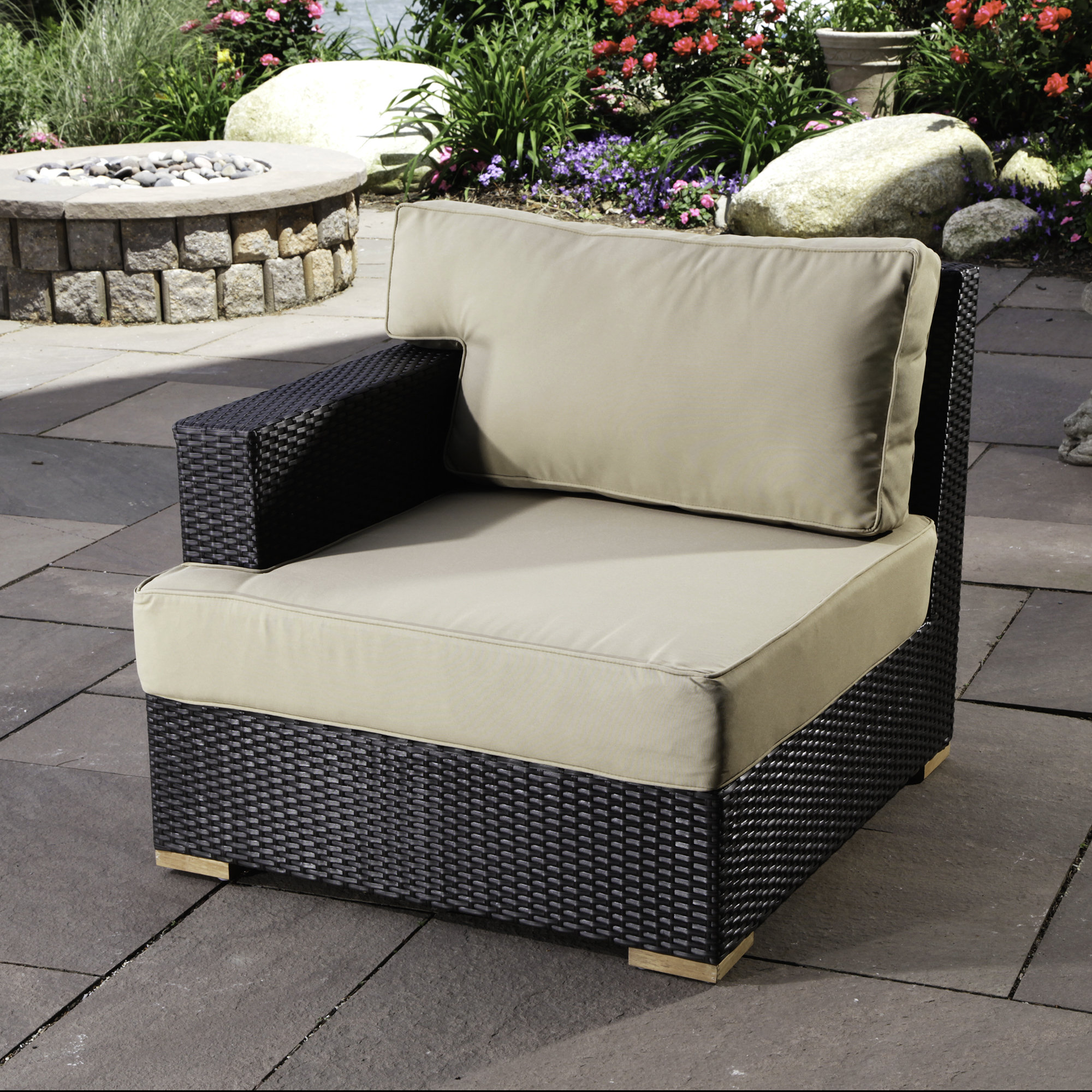 Madbury Road Salina Left Arm Chair with Cushions | Wayfair