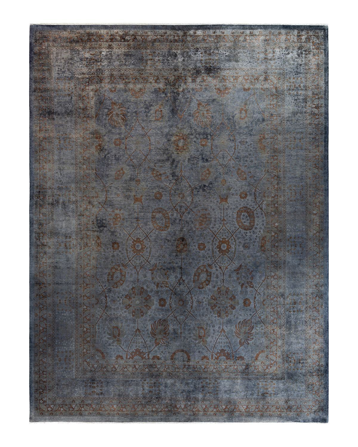 Solo Rugs Overyed One-of-a-Kind Rectangle 10 4" X 13'9" New Age Wool ...