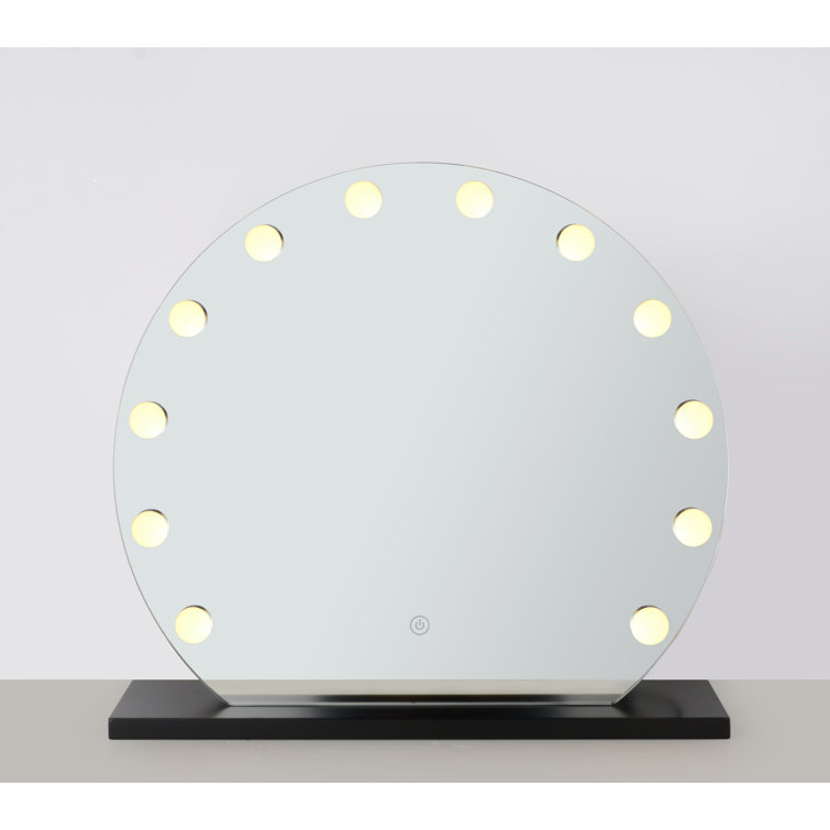 Orren Ellis Syn Metal LED Mirror | Wayfair