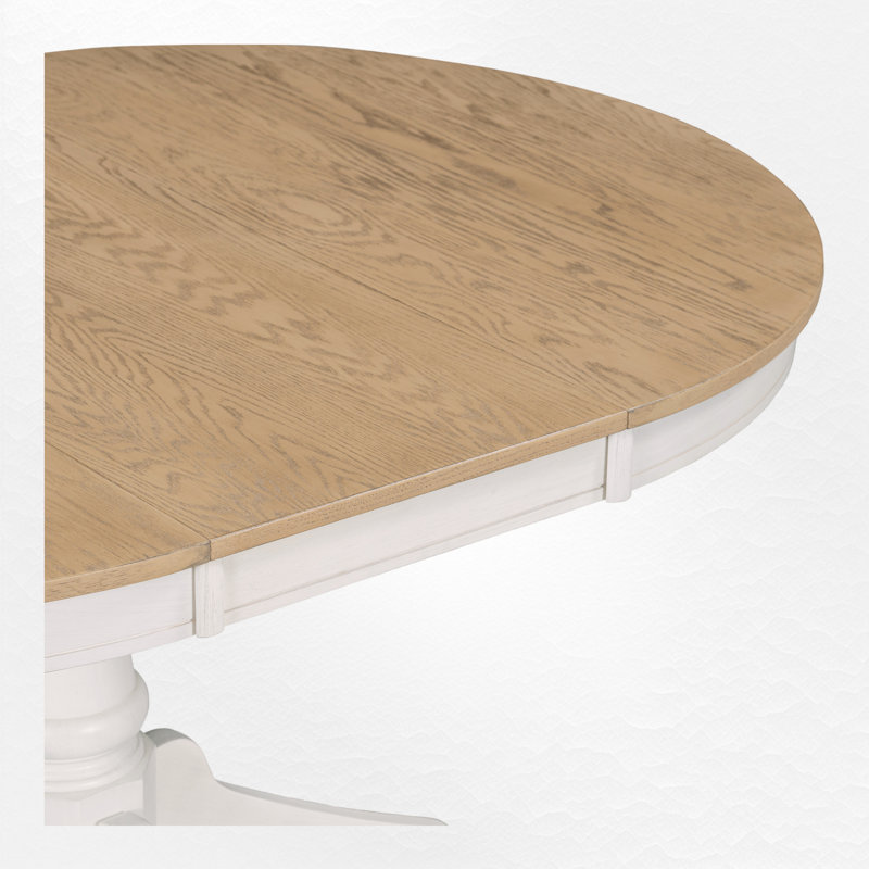 Red Barrel Studio® Roane 5 - Piece Extendable Dining Set with Round ...