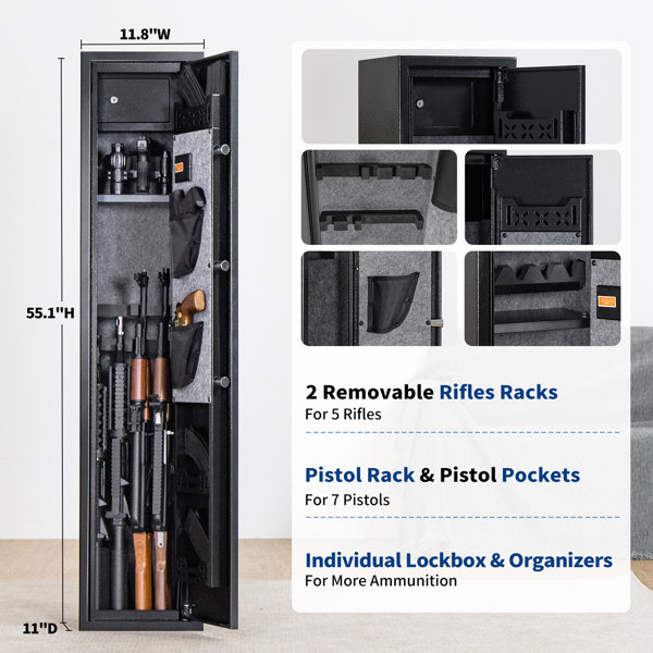Blacksmith Gun Safe Lock & Reviews | Wayfair
