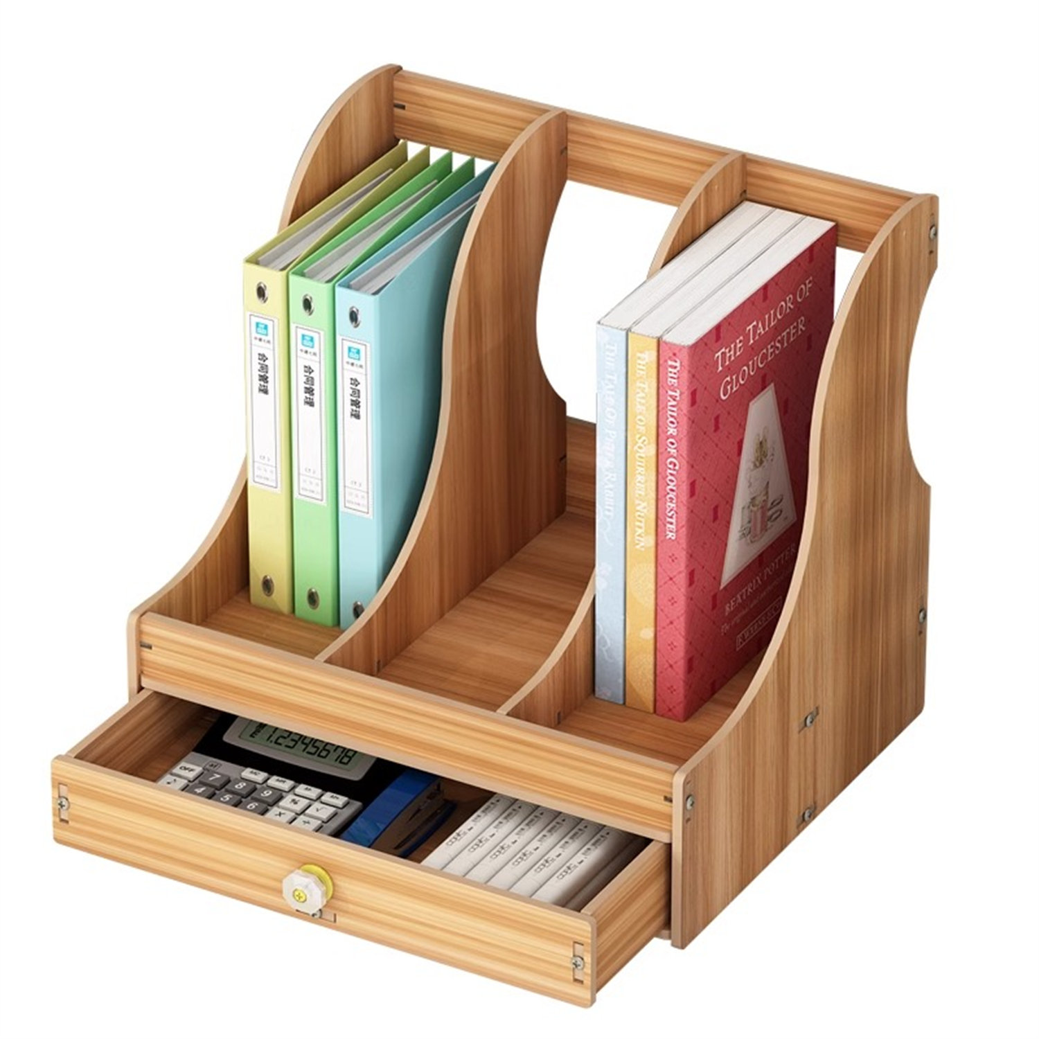 Inbox Zero Marrio Manufactured Wood Desk Organizer | Wayfair