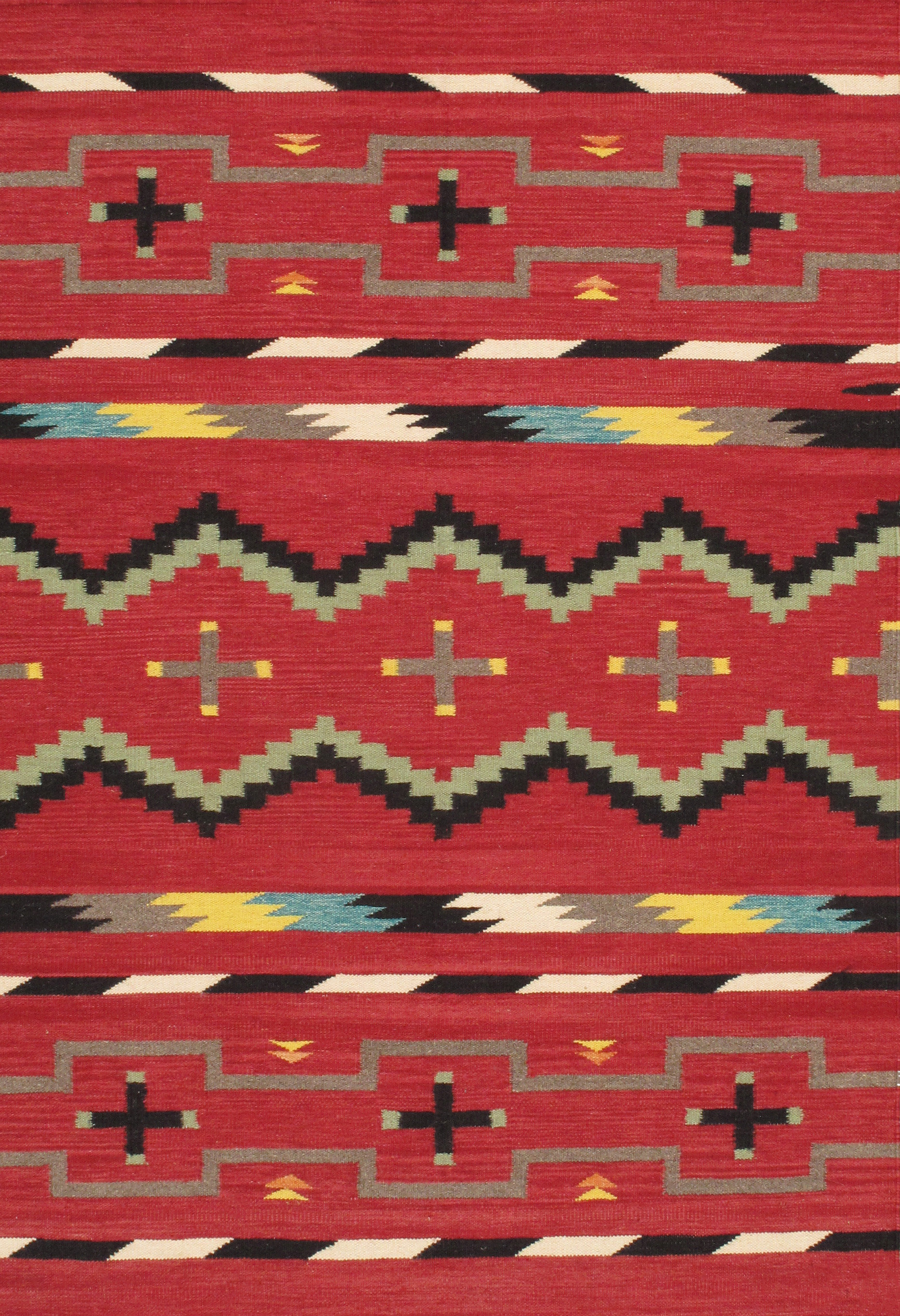 Pasargad Tuscany Red/Multi Wool Reversible Area Rug | Wayfair