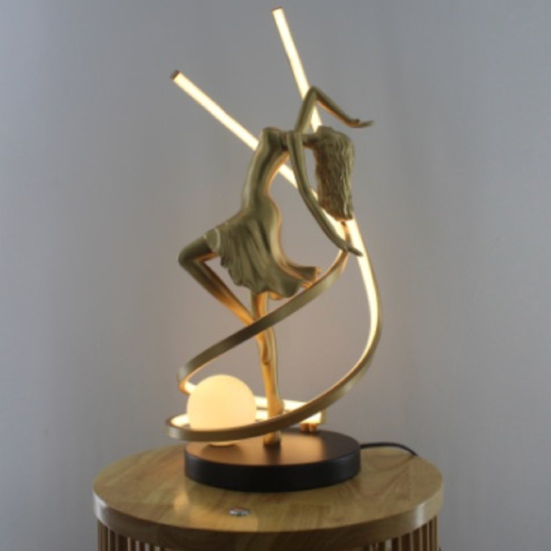 Orren Ellis Brevon 22'' White Resin Novelty Table Lamp - Wayfair Canada