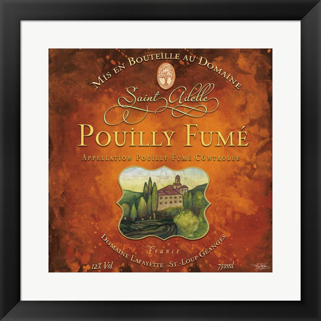 Astoria Grand Still Life Wine Label Square VI By Mary Beth Baker ...