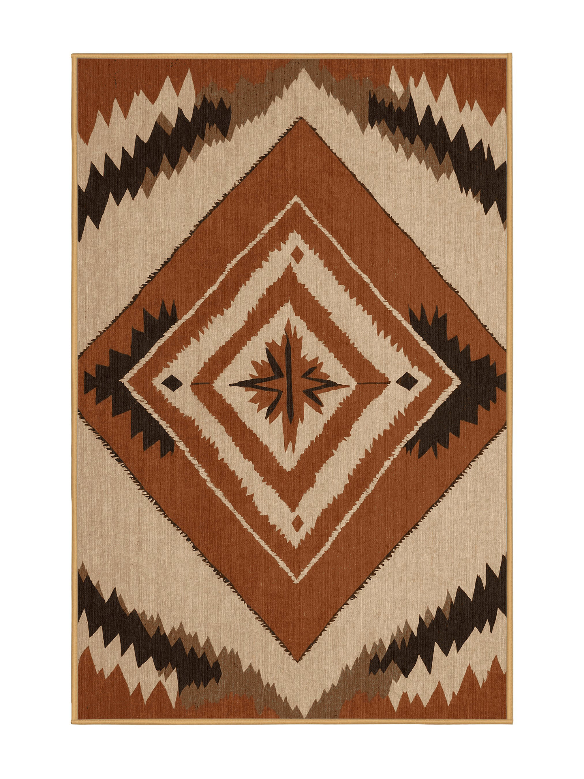 Union Rustic Painted Desert Rug | Wayfair