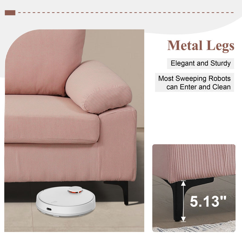 Wrought Studio Polyester Sectional | Wayfair