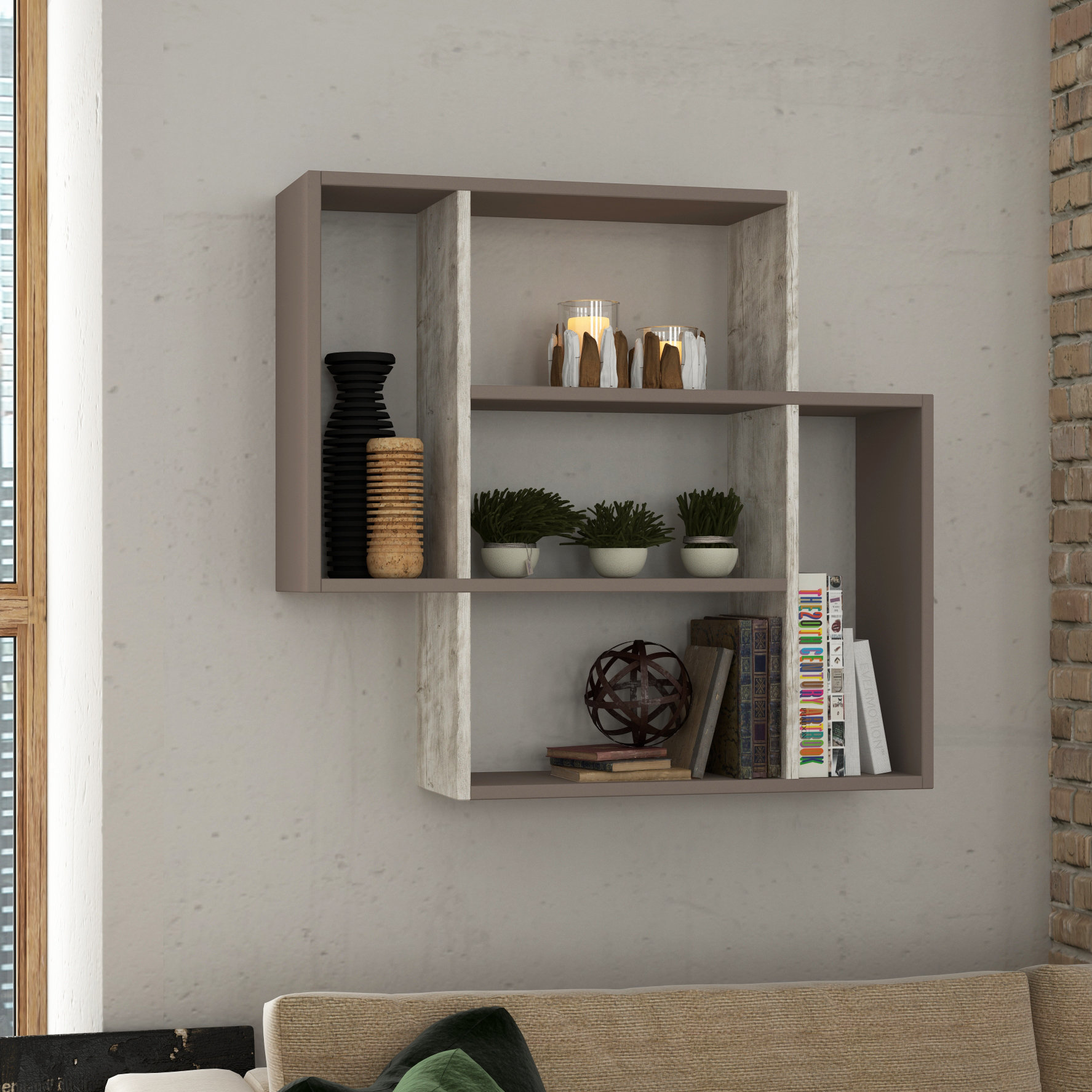 Bless international 4 Piece Square Floating Shelf & Reviews | Wayfair