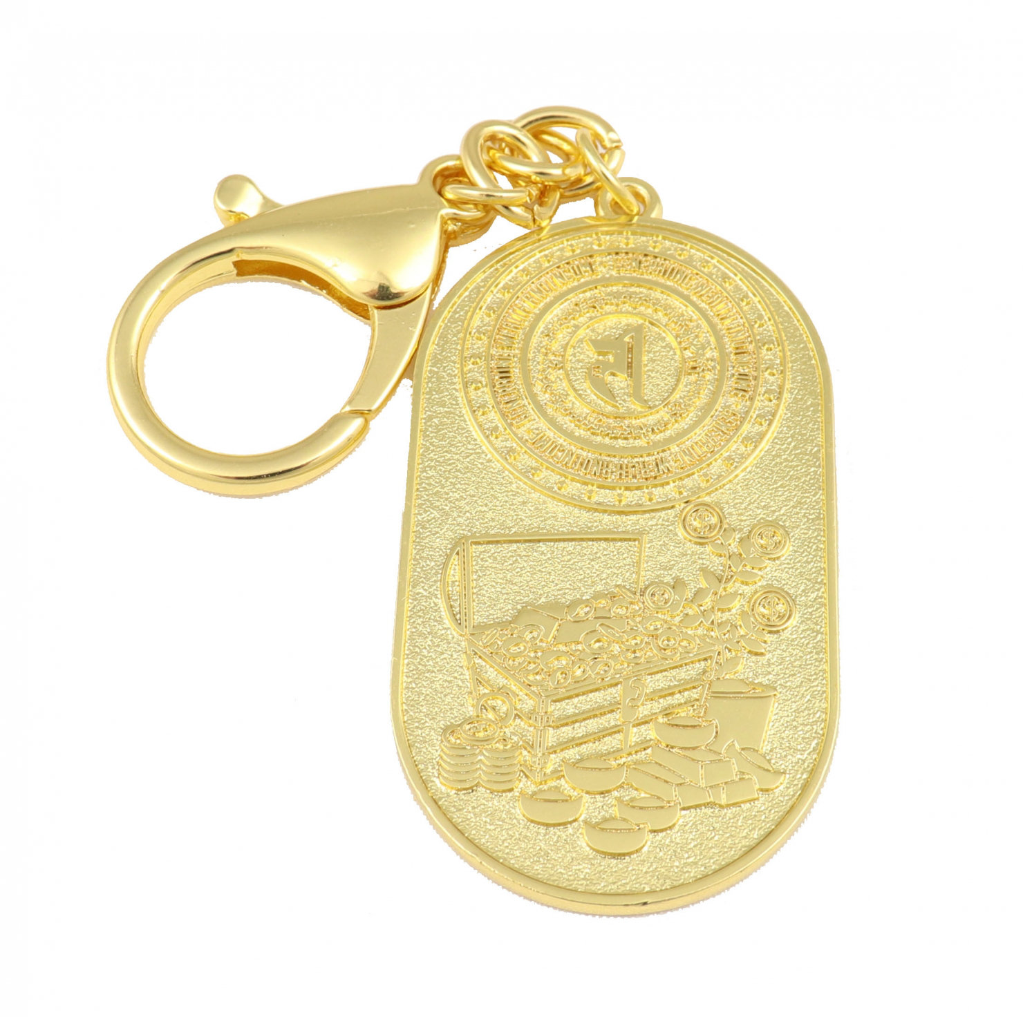Bungalow Rose Feng Shui Wealth Income-Generating Keychain Amulet ...