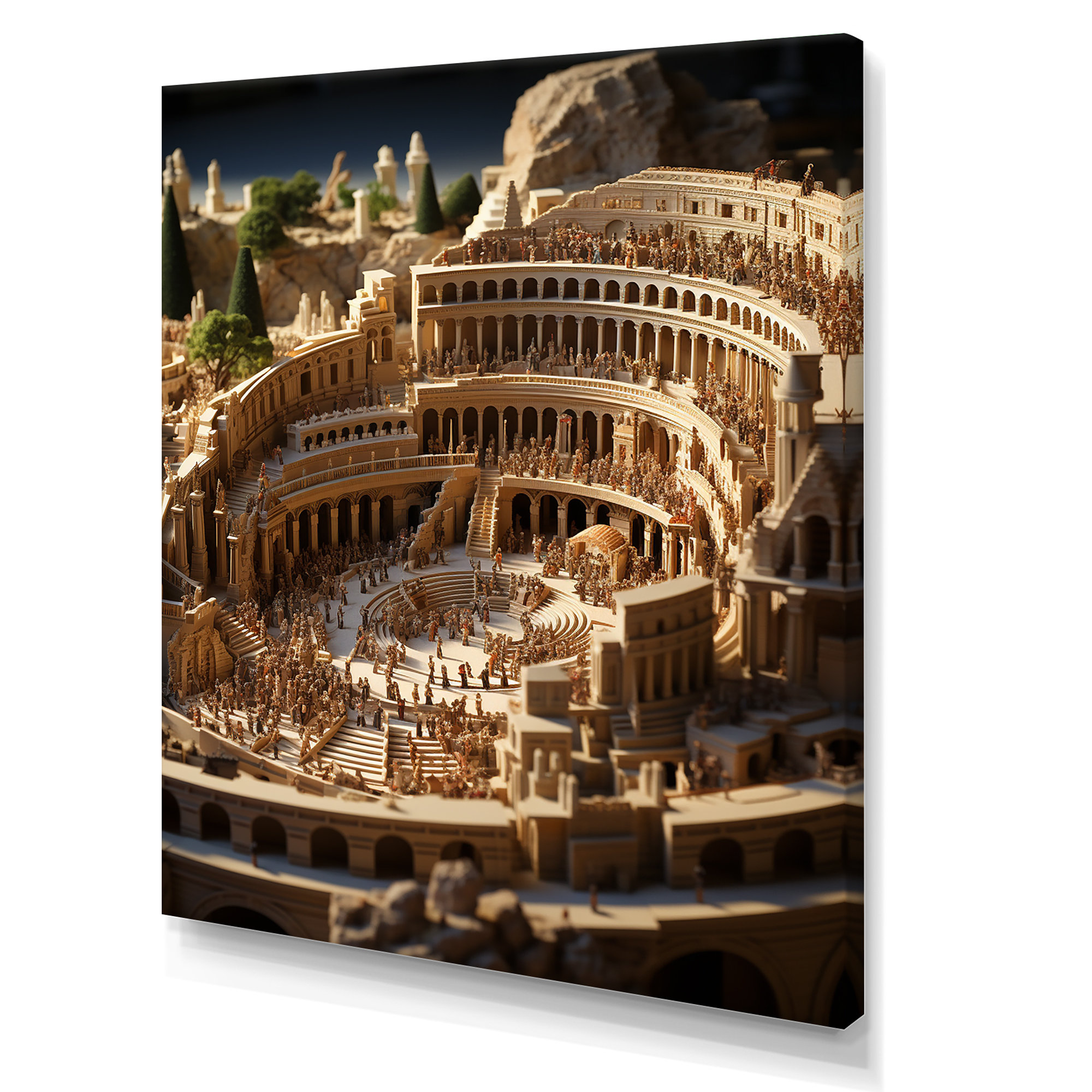 Red Barrel Studio® Freiden Old Arena Stadiums II - Print on Canvas ...