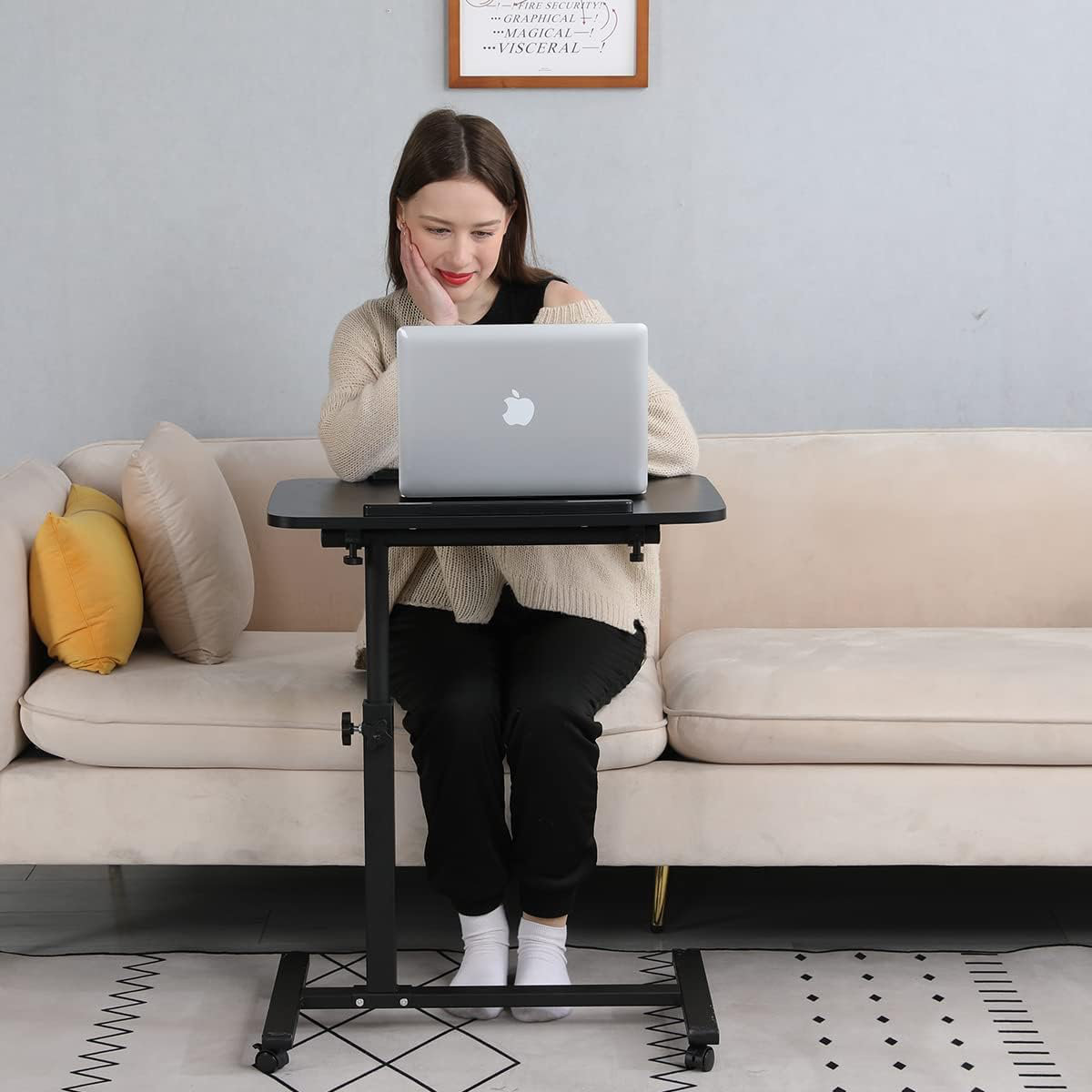 Bell Union LLC. 23.6'' W Laptop/Tablet Storage Cart | Wayfair