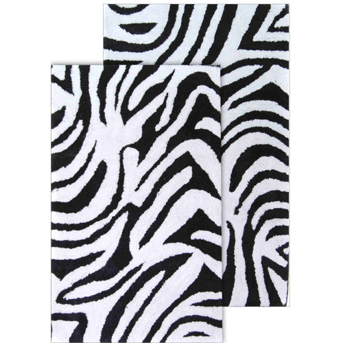 Animal Print Bath Rugs & Mats You'll Love | Wayfair