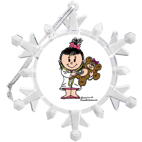 Printed Perfection Personalized Future Doctor - Female Lighted LED Snow ...