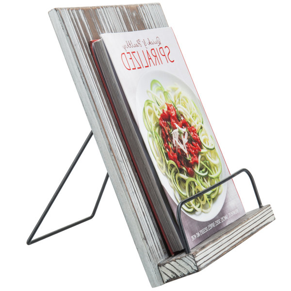 MyGift Solid Wood and Metal Tabletop Reading Book Stand | Wayfair