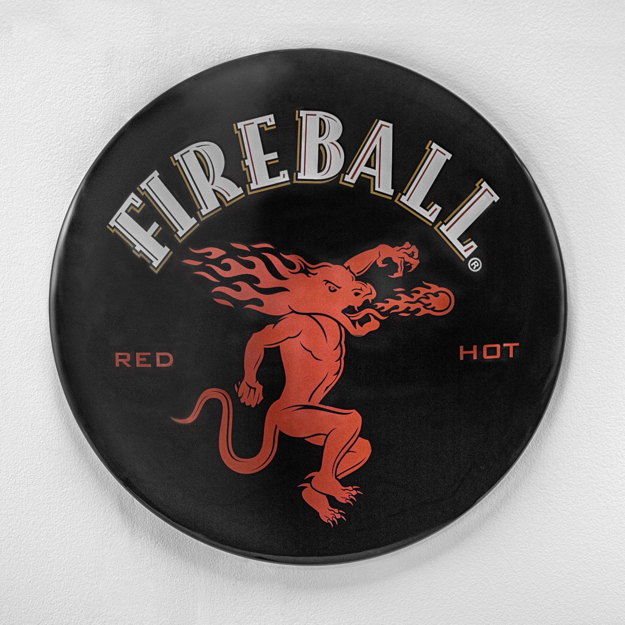 Crystal Art Gallery Fireball Whiskey Dome Shaped Metal Wall Décor | Wayfair