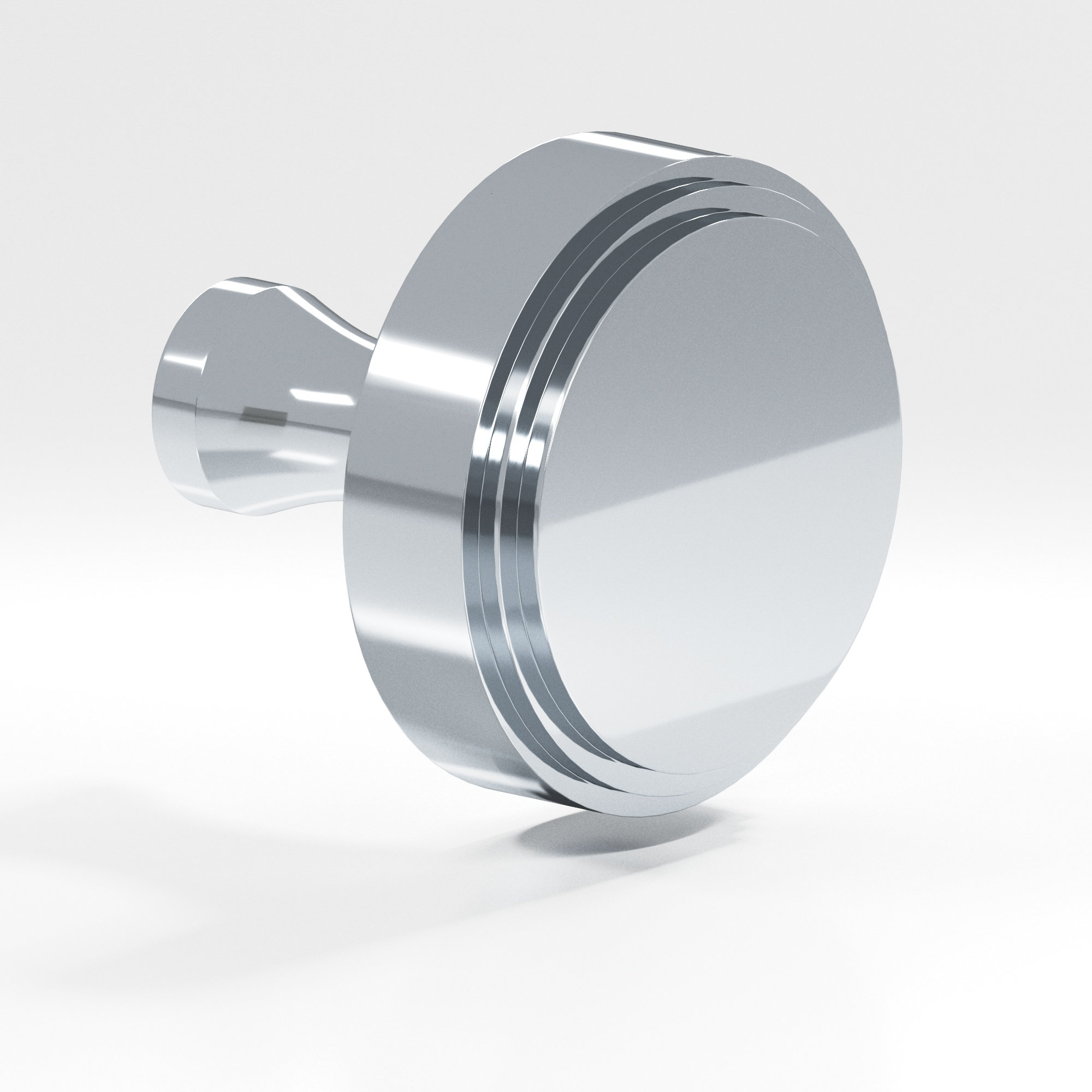 Colonial Bronze Round Stepped Cabinet Knob With Flared Post | Wayfair