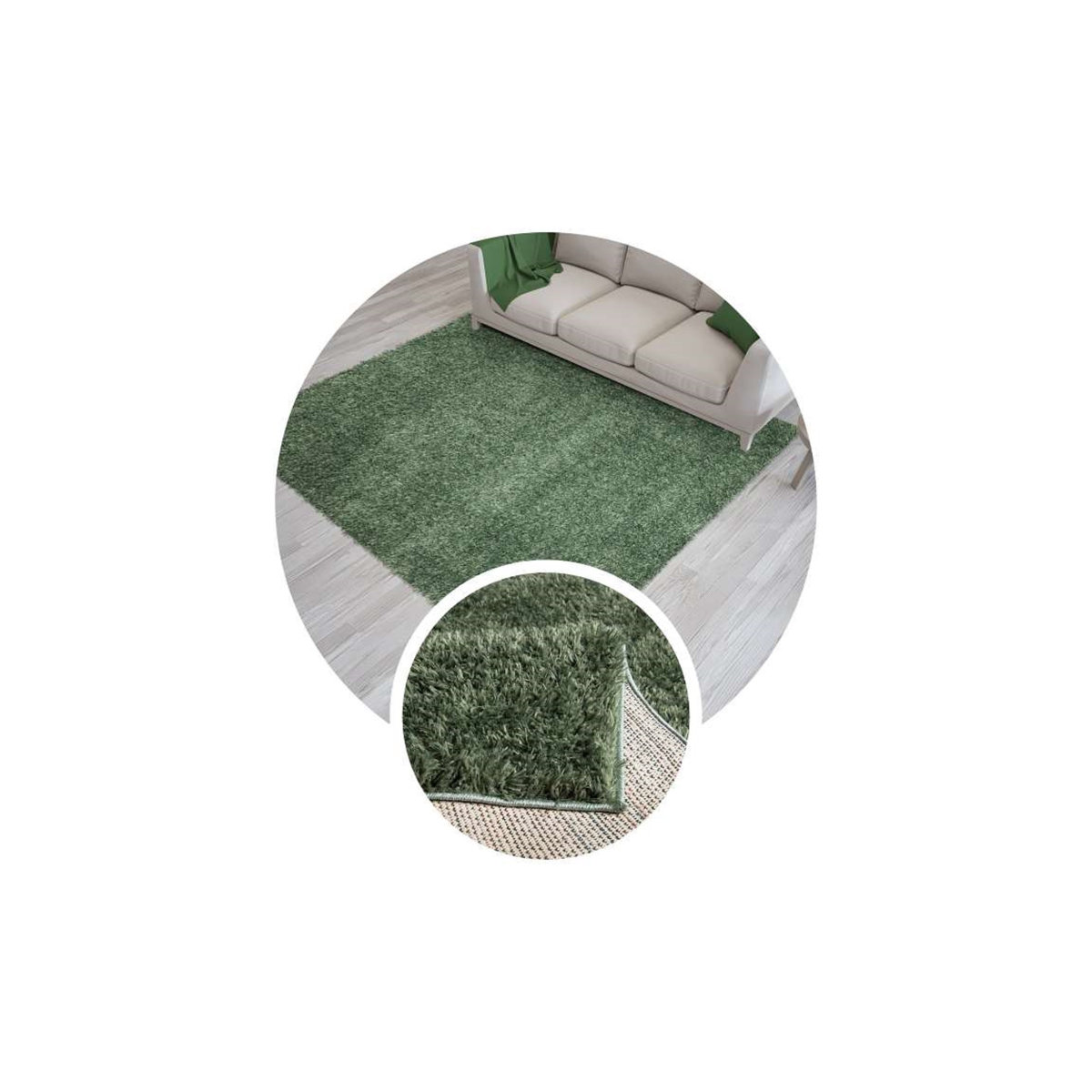 17 Stories Jaxzen New Luxury Handmade Shag Mint Rug & Reviews | Wayfair ...