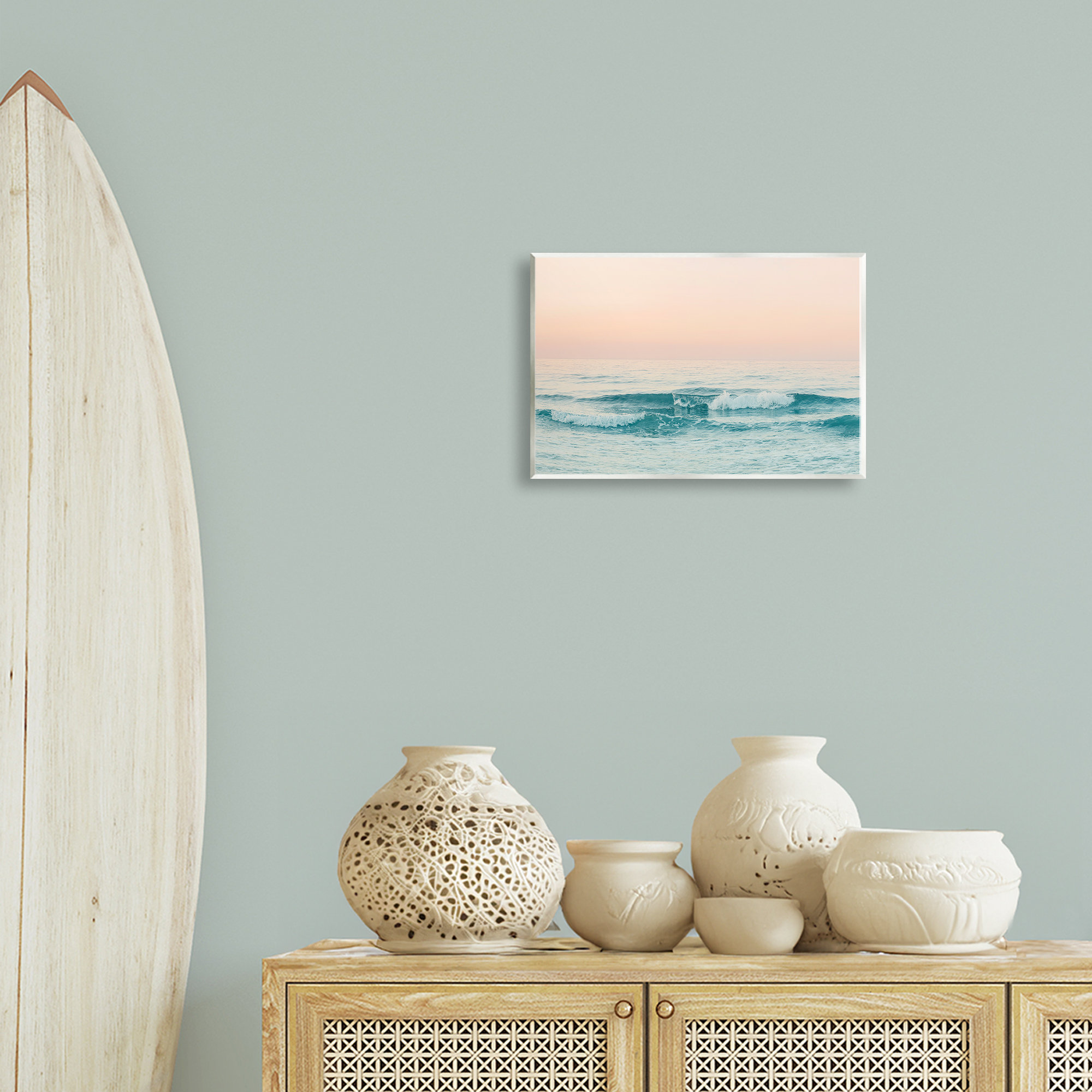 Dakota Fields Greece Ocean Waves Wall Plaque Art by Sisi and Seb | Wayfair