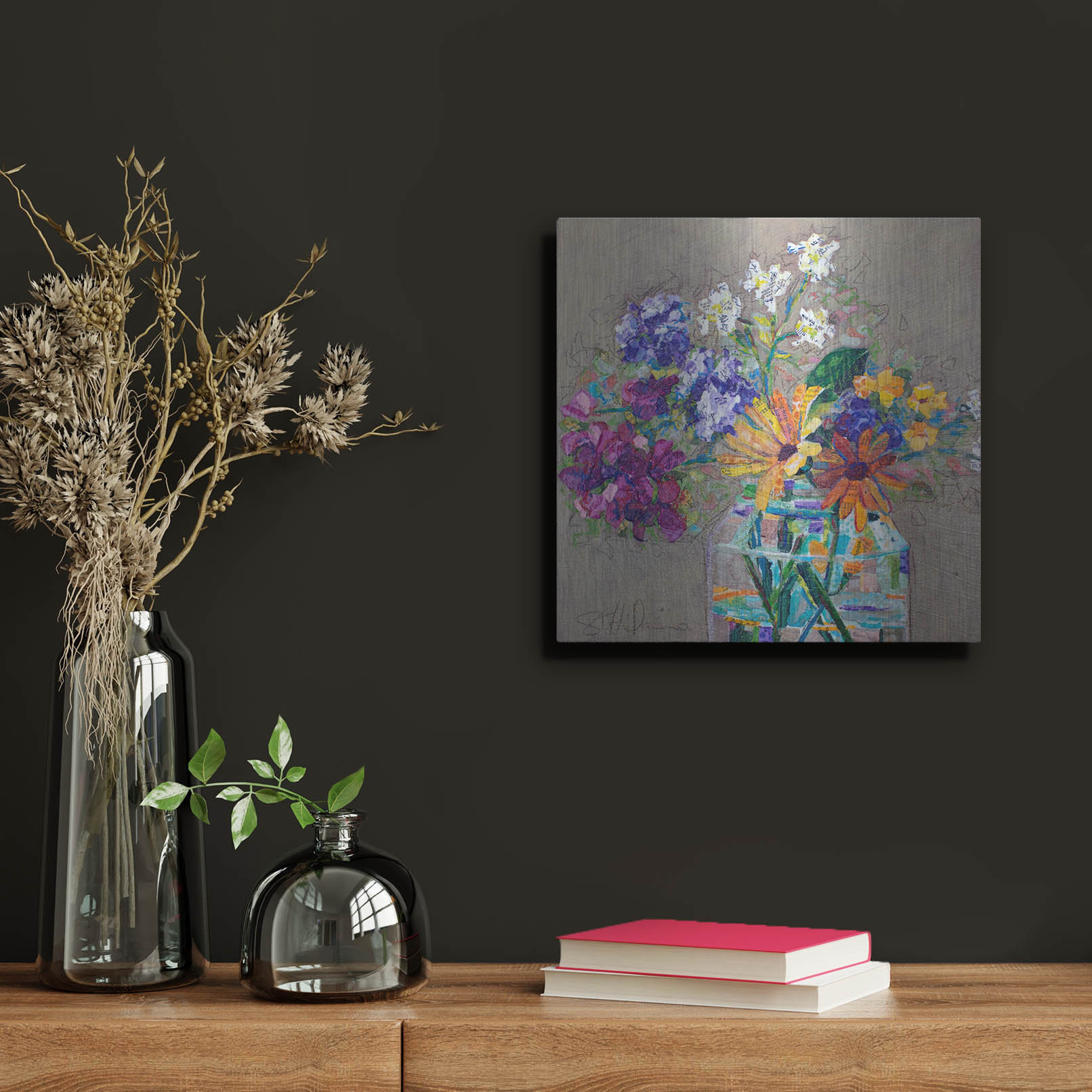 Winston Porter 'Lizard Bouquet' by St Hilaire Elizabeth Metal Wall Art ...