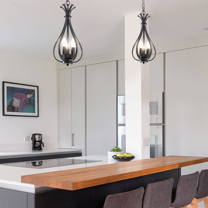 Rosdorf Park Kisha 3 - Light Single Pendant & Reviews | Wayfair
