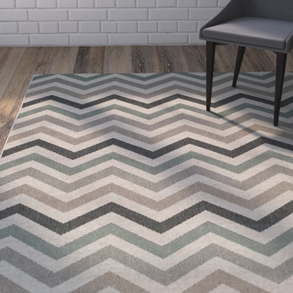 Ebern Designs Irita Chevron Rug & Reviews | Wayfair