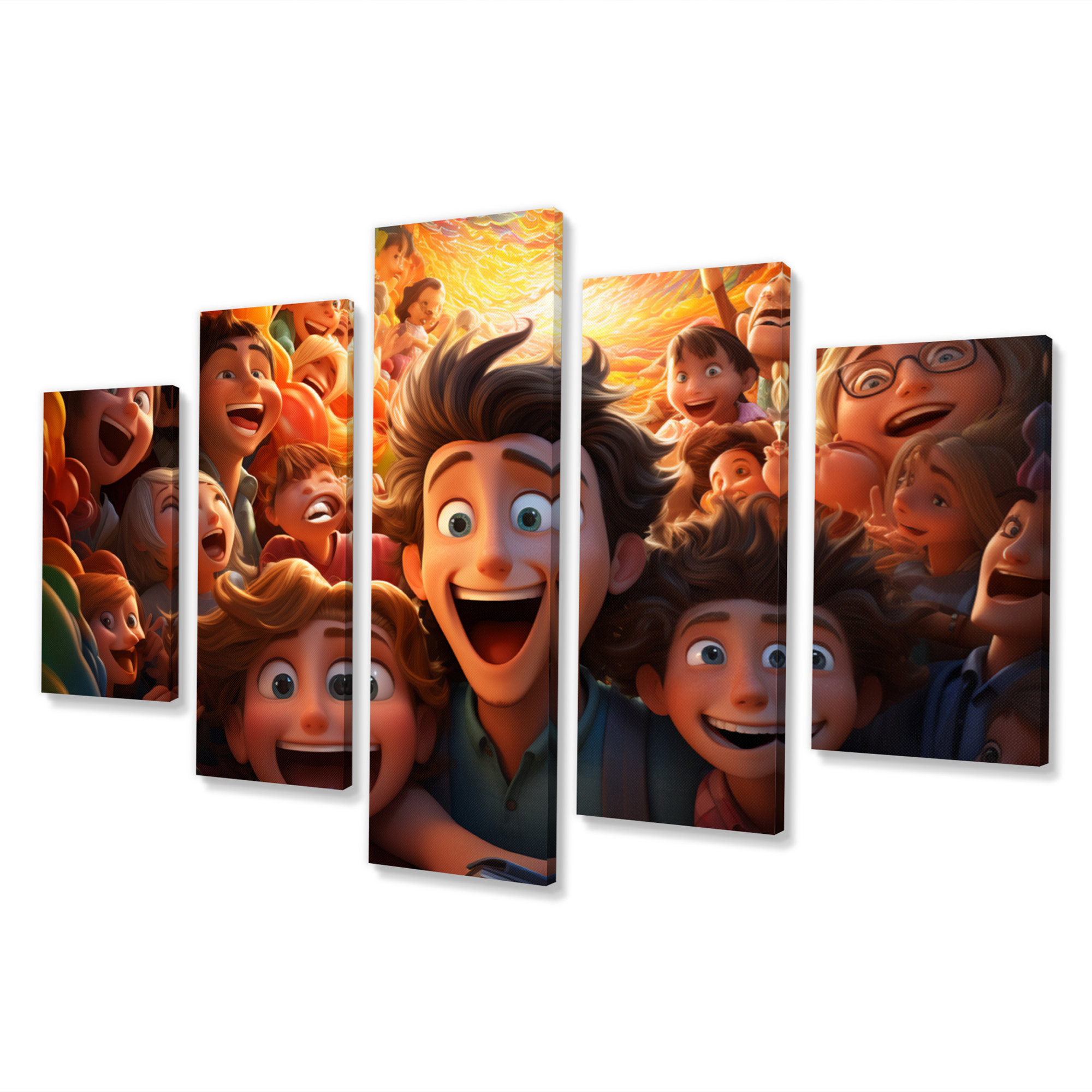 Design Art Animation At The Amusement Park III - Animation Wall Art ...