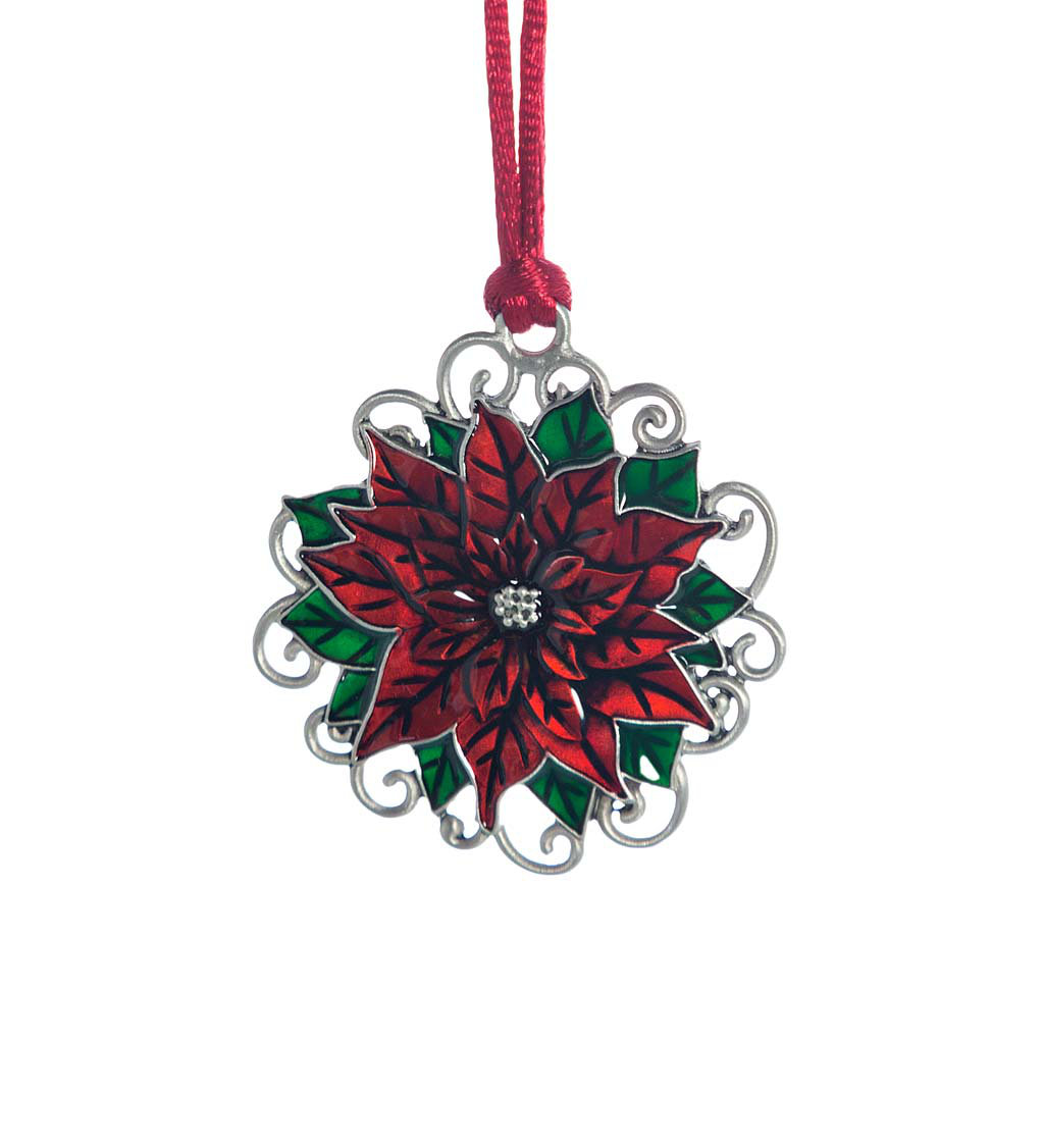 Plow & Hearth Solid Pewter Christmas Tree Hanging Figurine Ornament ...