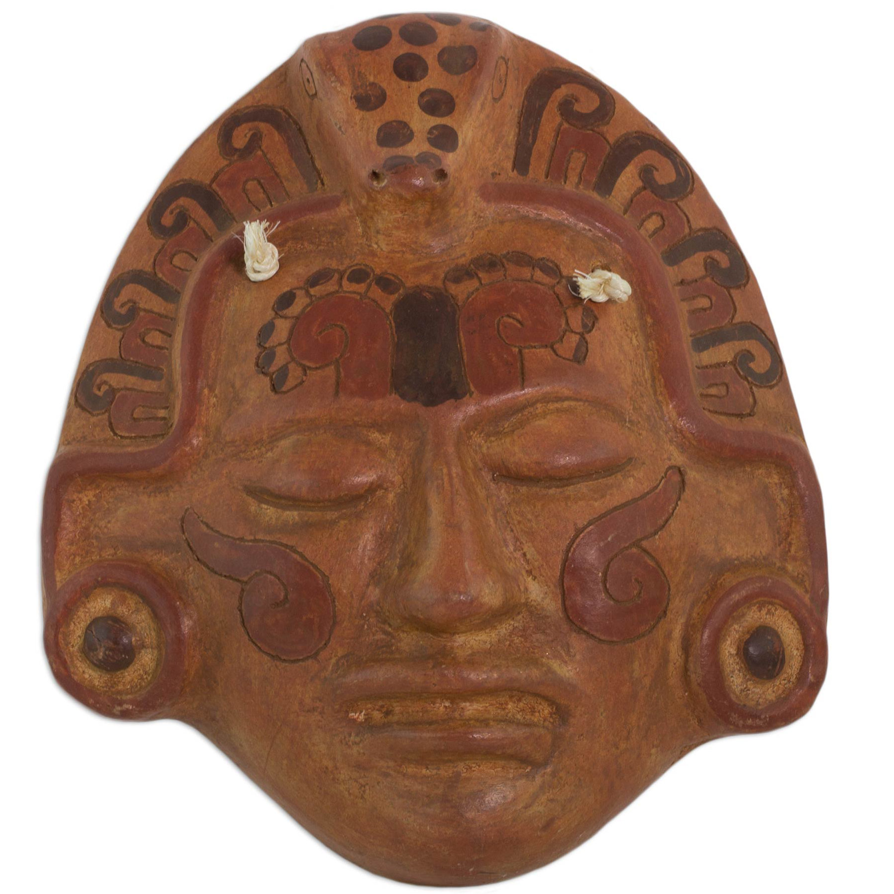 World Menagerie Sumaiyah Crocodile Priest Ceramic Mask Wall Décor ...