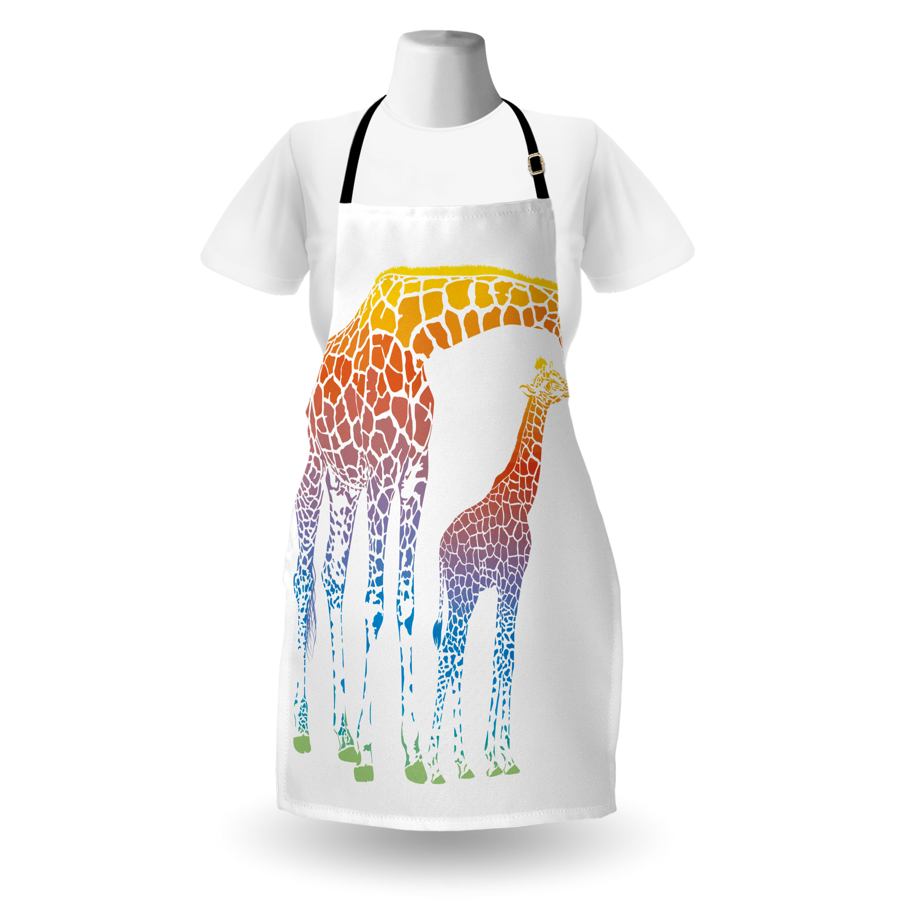 East Urban Home Giraffe Apron, Cooking Gardening, Adult Size ...