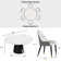 Orren Ellis Allina 6 - Person Pedestal Dining Set | Wayfair