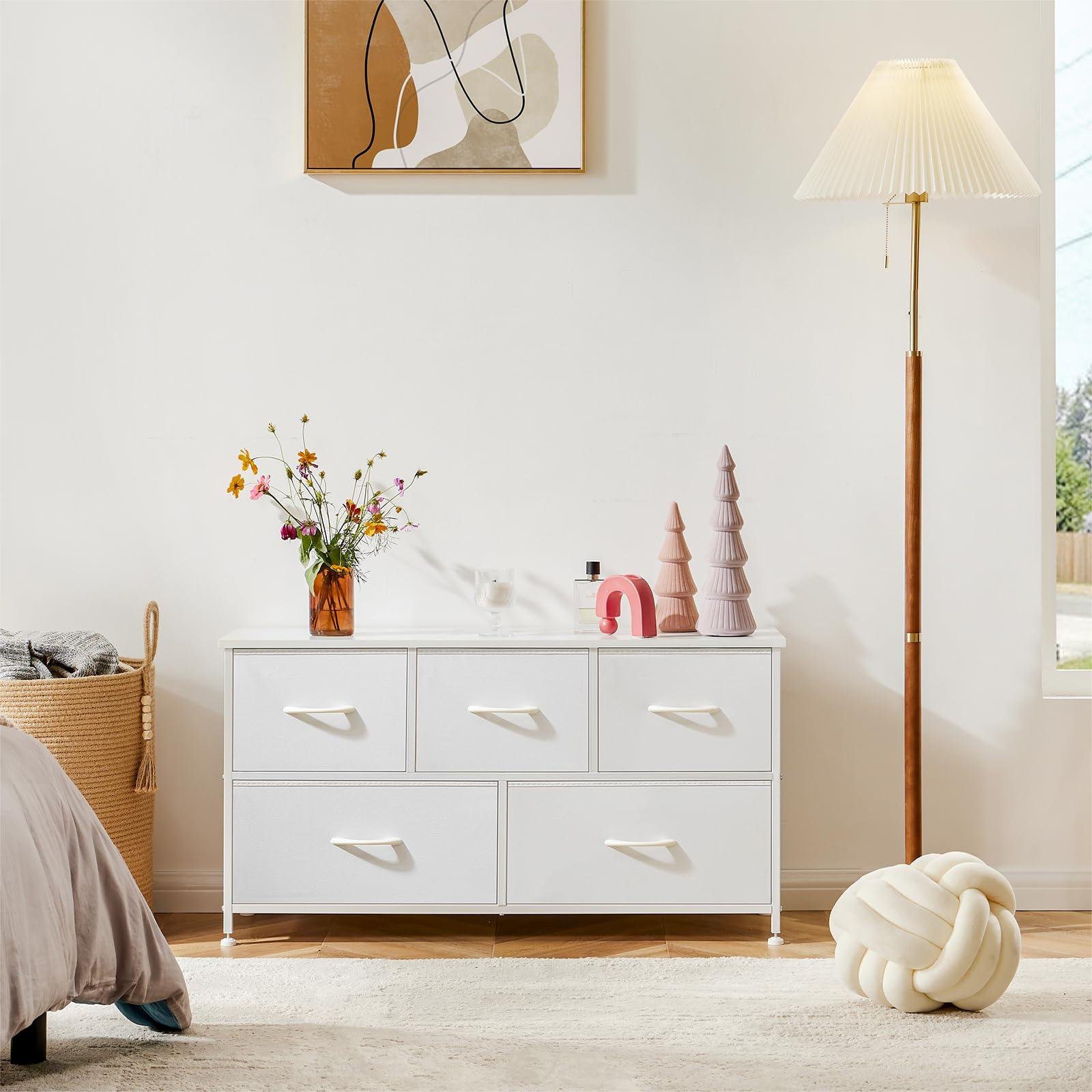 17 Stories Dresser For Bedroom, Drawer Dresser Organizer Storage With 5 ...