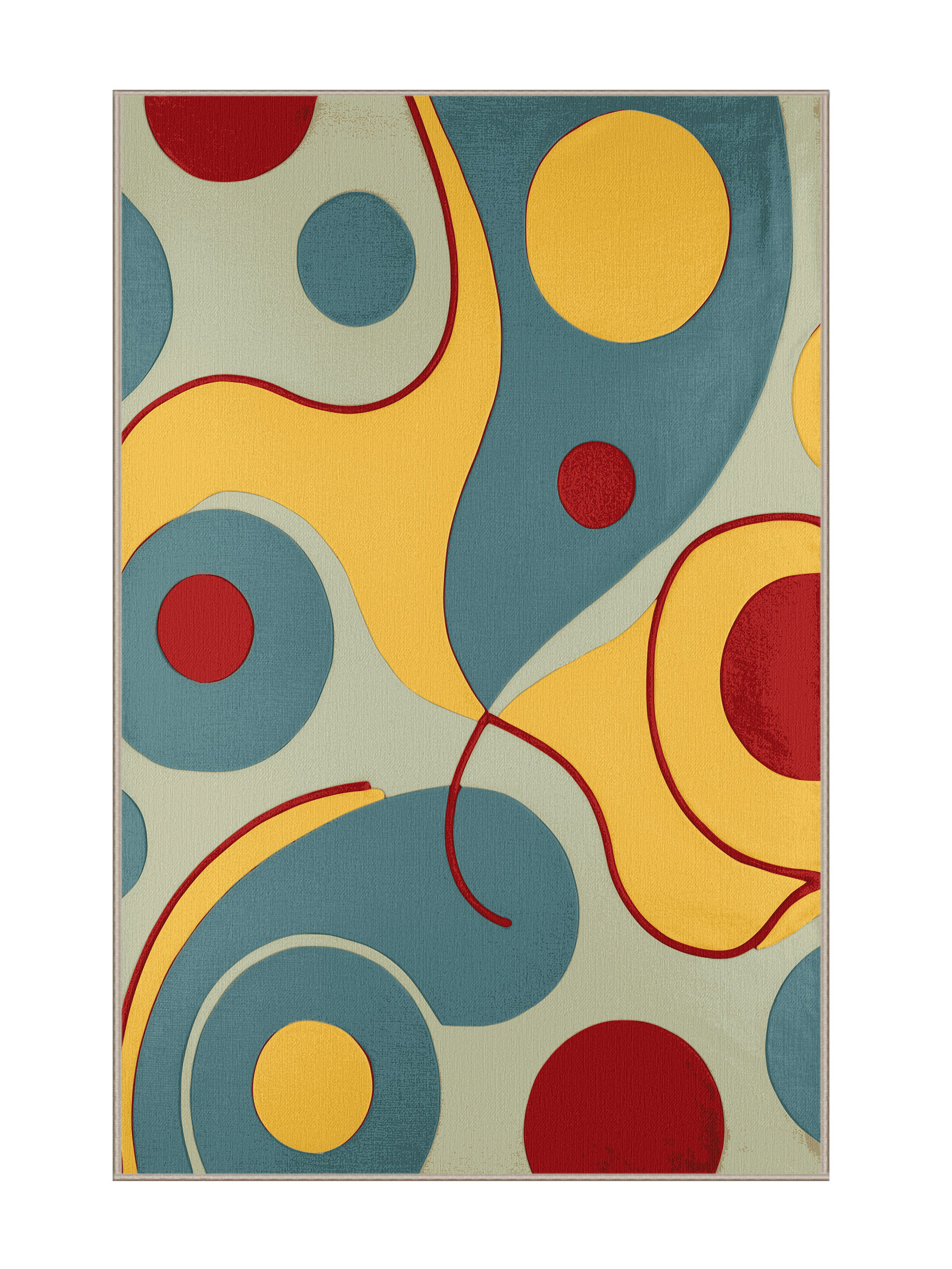 Wrought Studio™ Retro Loop Rug | Wayfair
