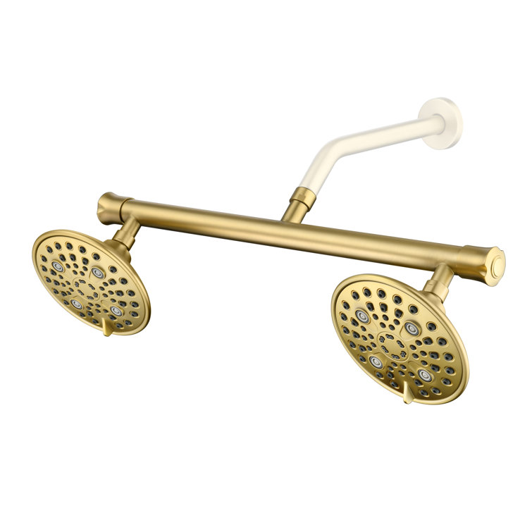 Sumerain Dual Manifold Shower Kit With Pressure Balancing Valve & 6 ...