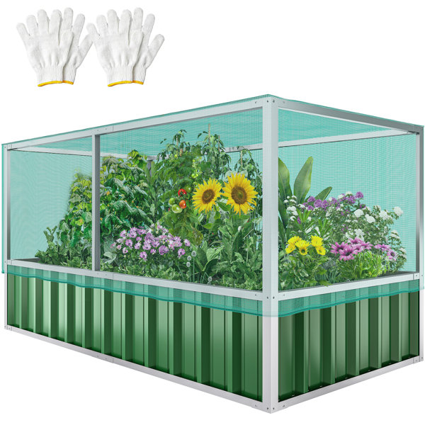 Arlmont & Co. Pahoua Metal Raised Garden Bed & Reviews | Wayfair