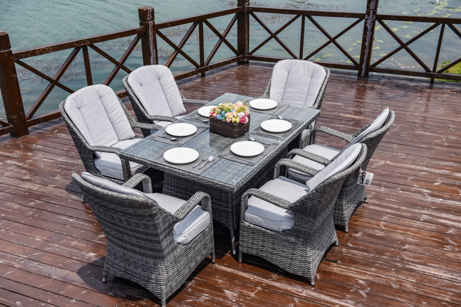 Red Barrel Studio® Leigh Rectangular 6 - Person 62.99'' Long Dining Set ...