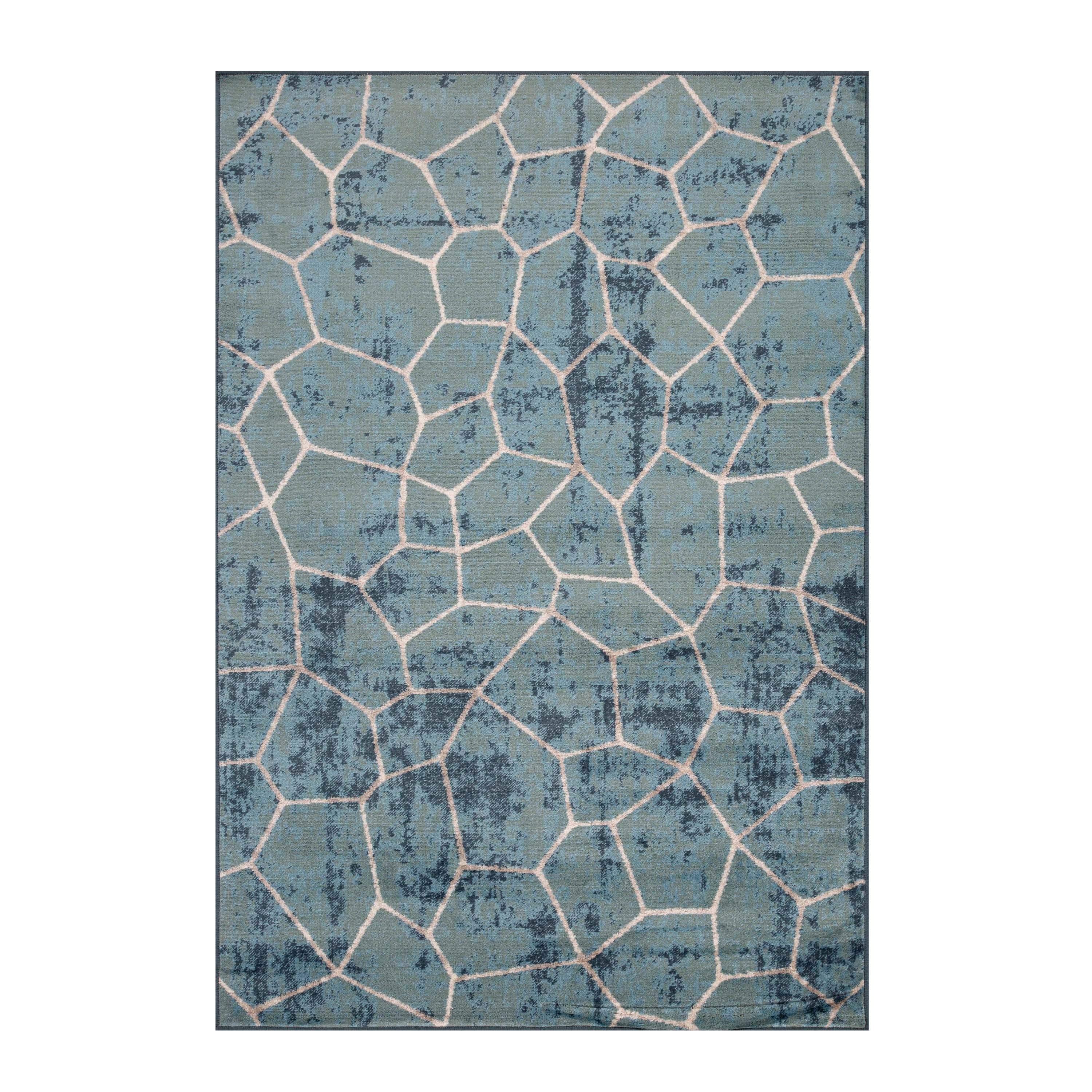 Orren Ellis Jamarion Contemporary Modern Geometric Cobblestone Indoor ...