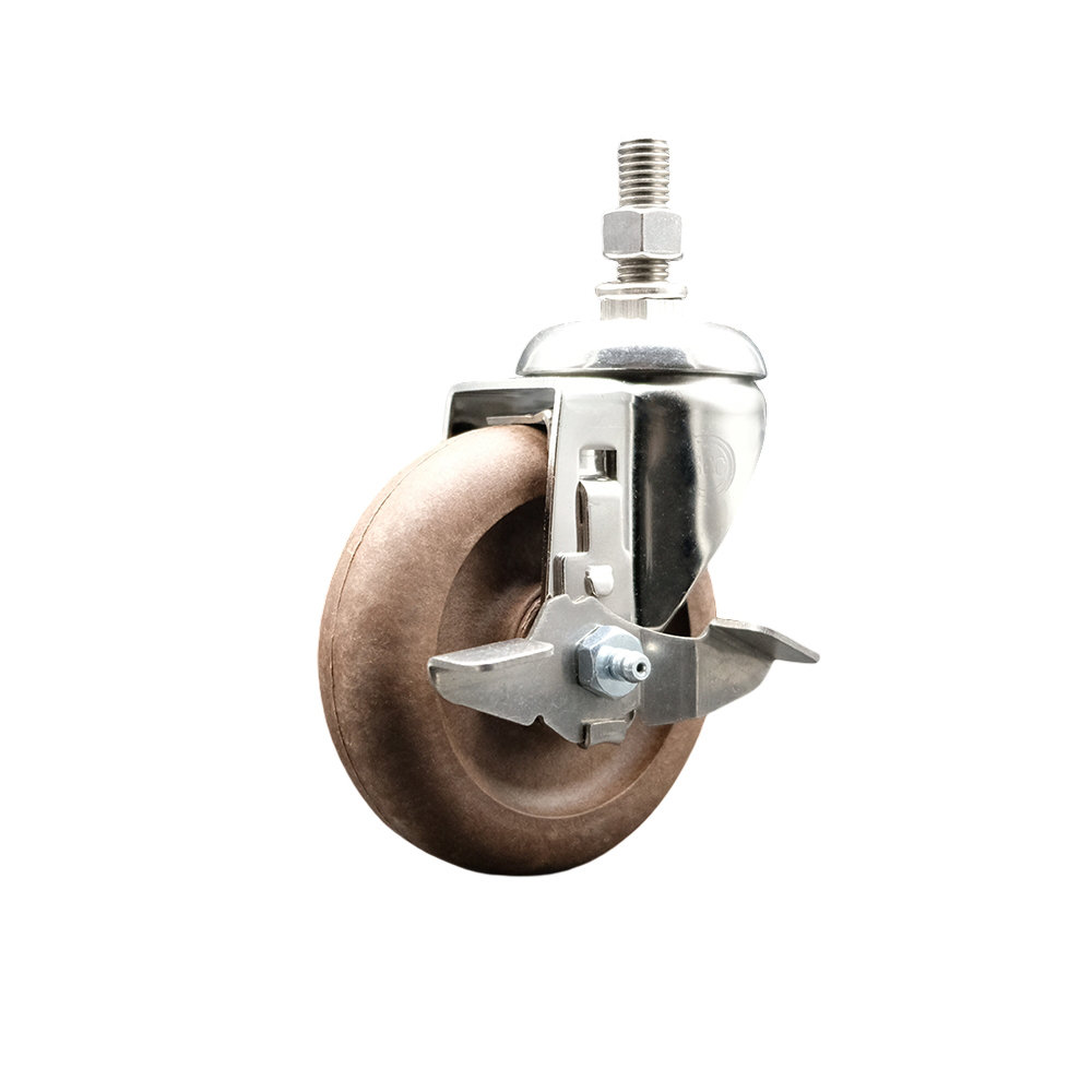 Service Caster 316SS High Temp Glass Filled Nylon Threaded Stem Caster ...