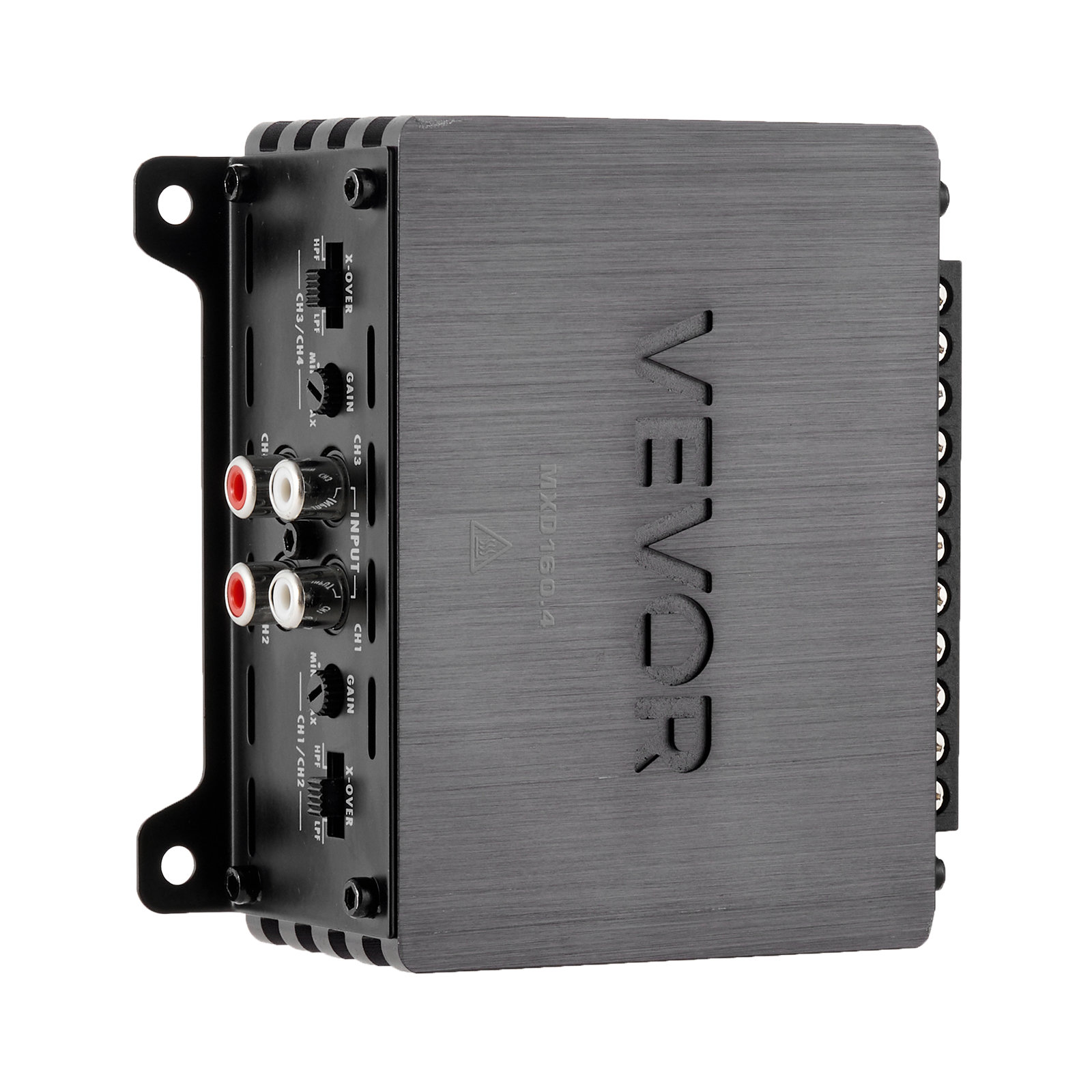 VEVOR 4 Channel Car Audio Amplifier 2 Ohm Stable Bridgeable Class D ...