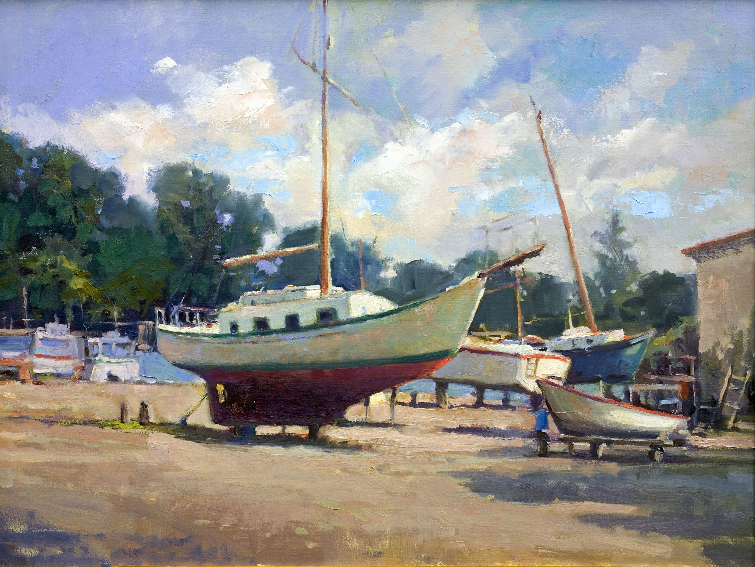 John Beard Collection Dry Dock By John Beard - Glossy Poster Print ...