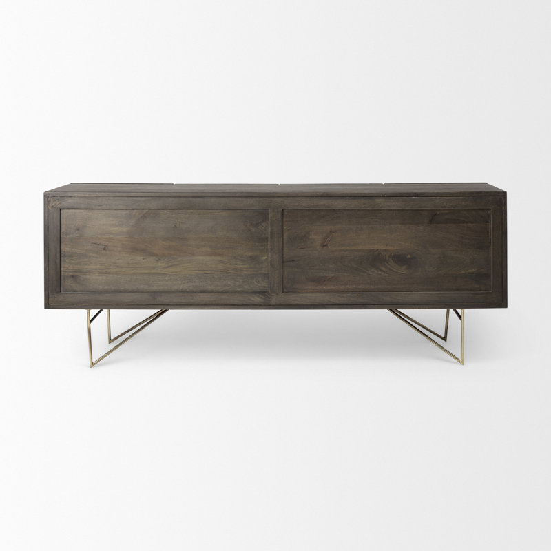 Union Rustic Gainey 80'' Solid Wood Sideboard | Wayfair