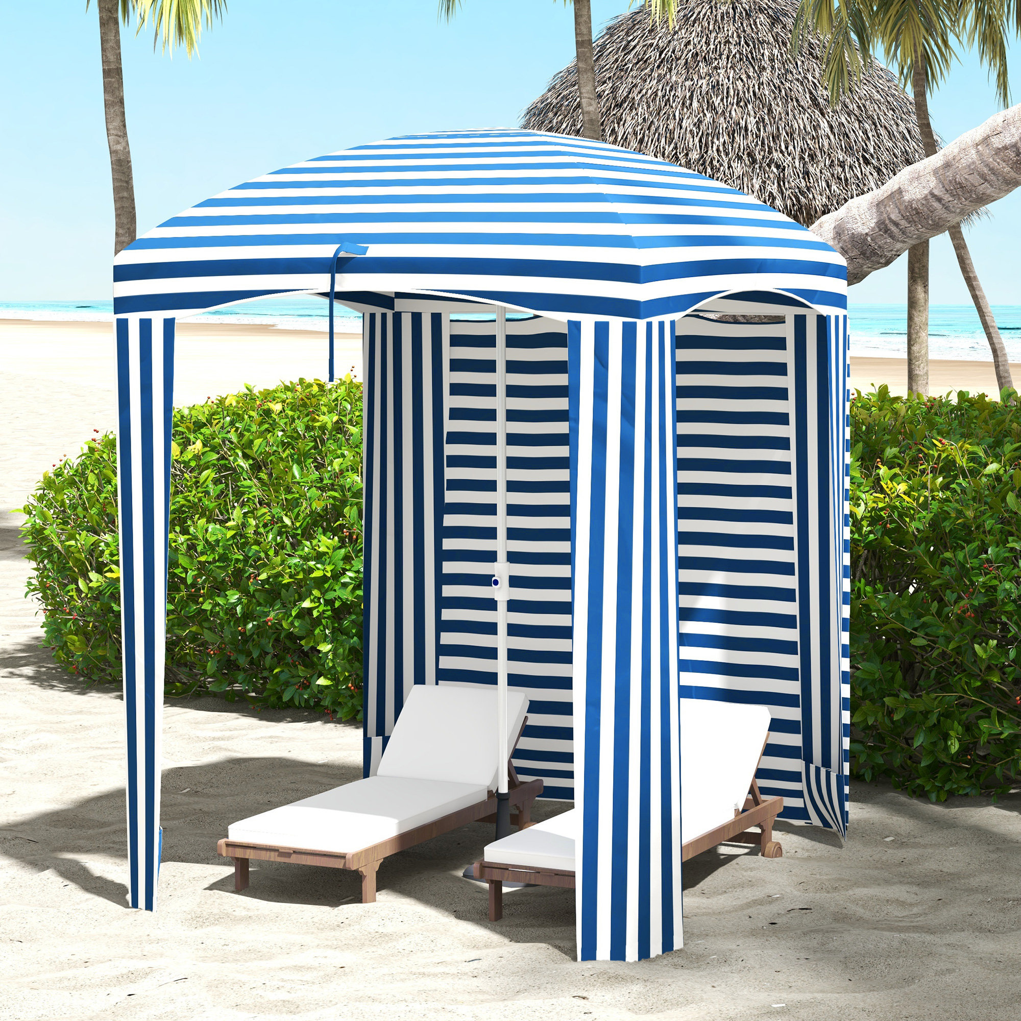 Arlmont & Co. Ozrenka Square Beach Umbrella & Reviews | Wayfair