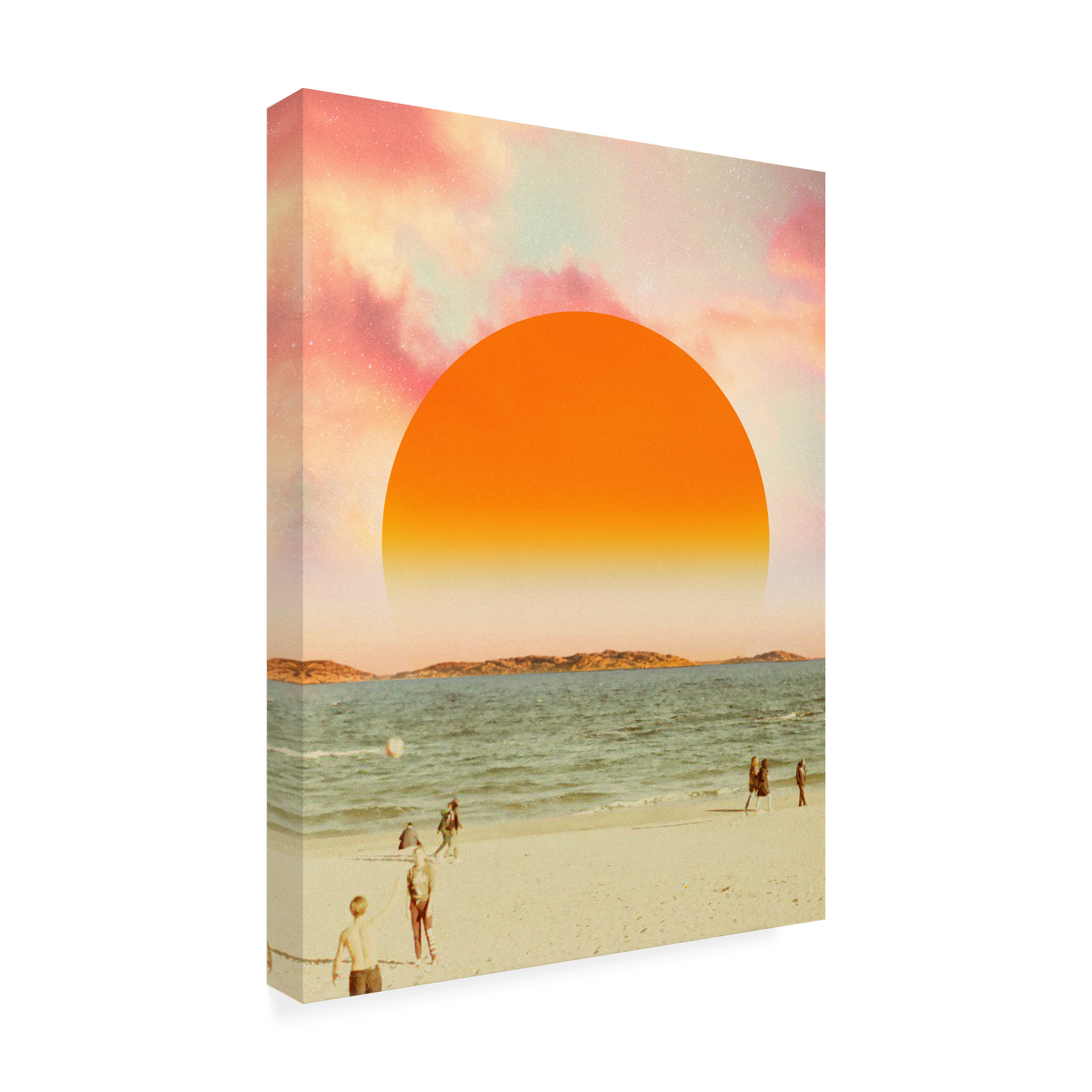 Highland Dunes Victoria Barnes Retro Dreamscape II Canvas Art | Wayfair