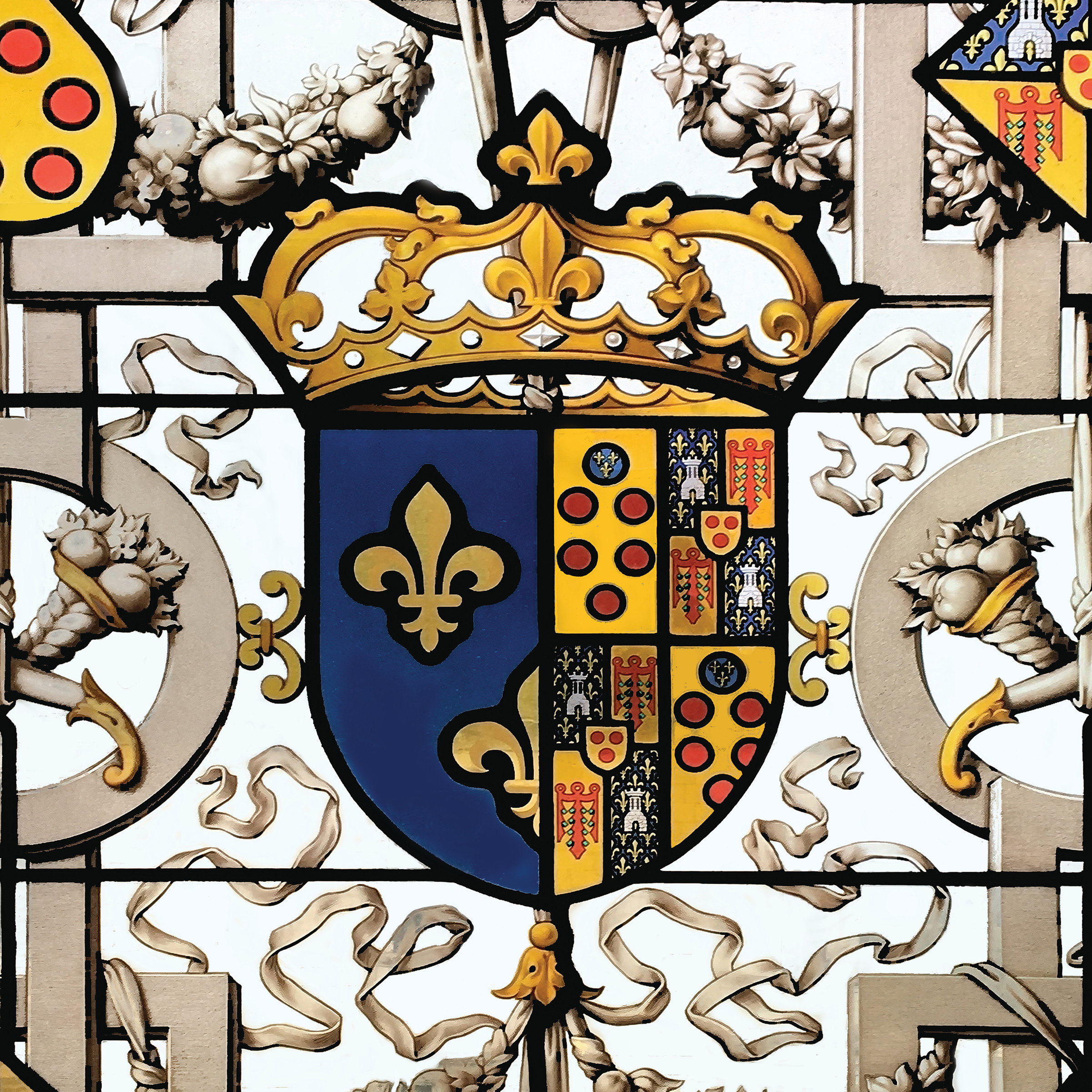 Trinx French Castle Window 16x16 | Wayfair