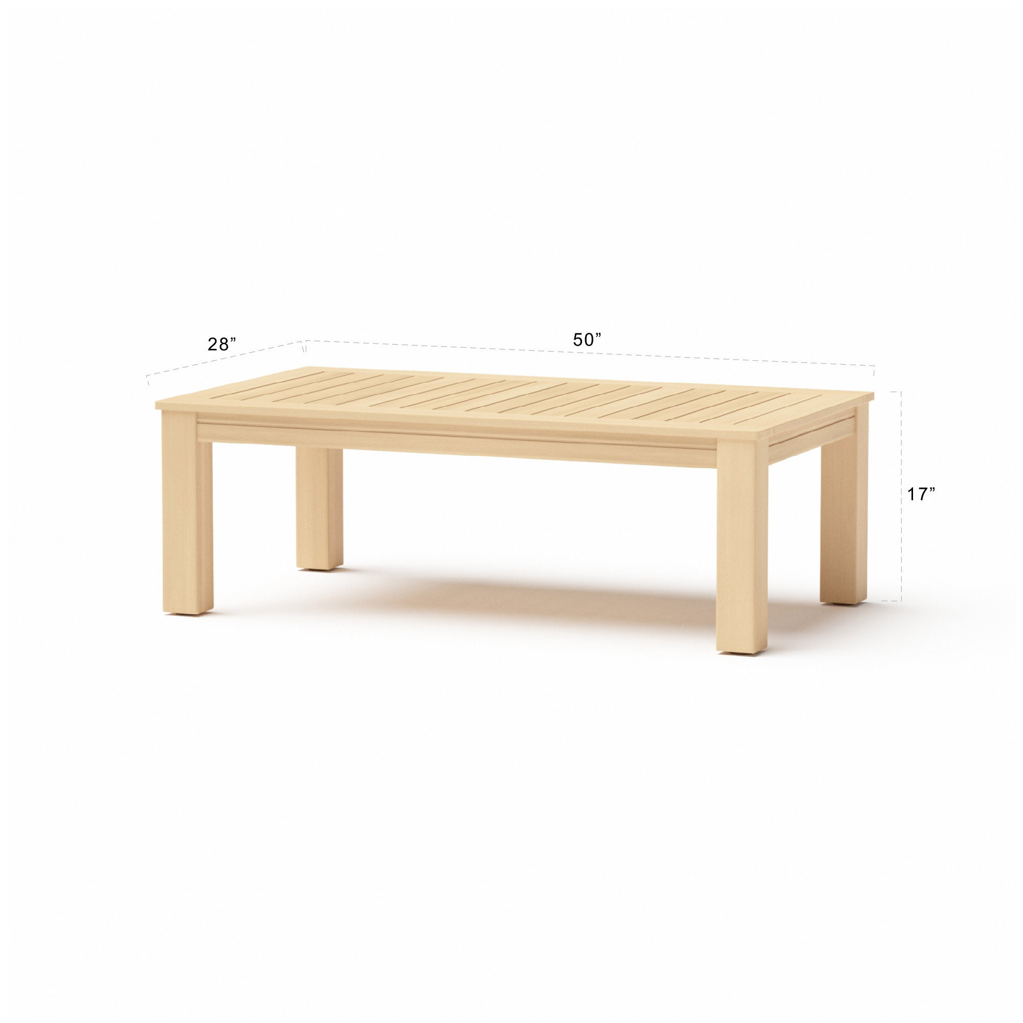 RST Brands Outdoor Outdoor Acacia Wood 47X23 Coffee Table - Wayfair Canada