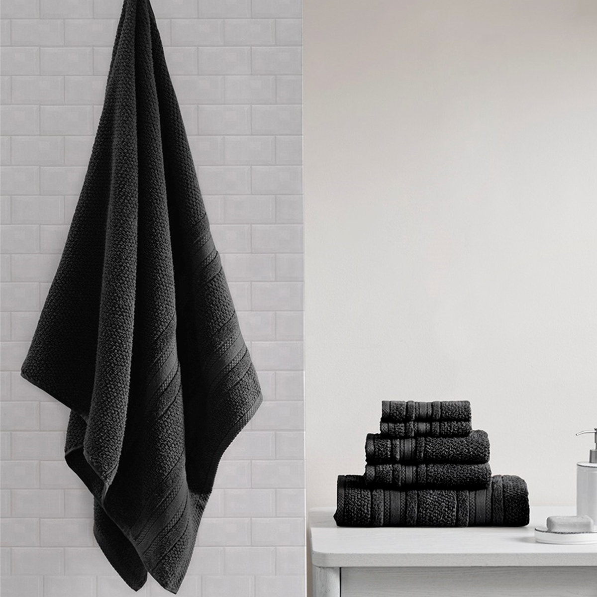 Latitude Run® Ensemble de 6 pièces pour chambre d'amis 100% coton ...