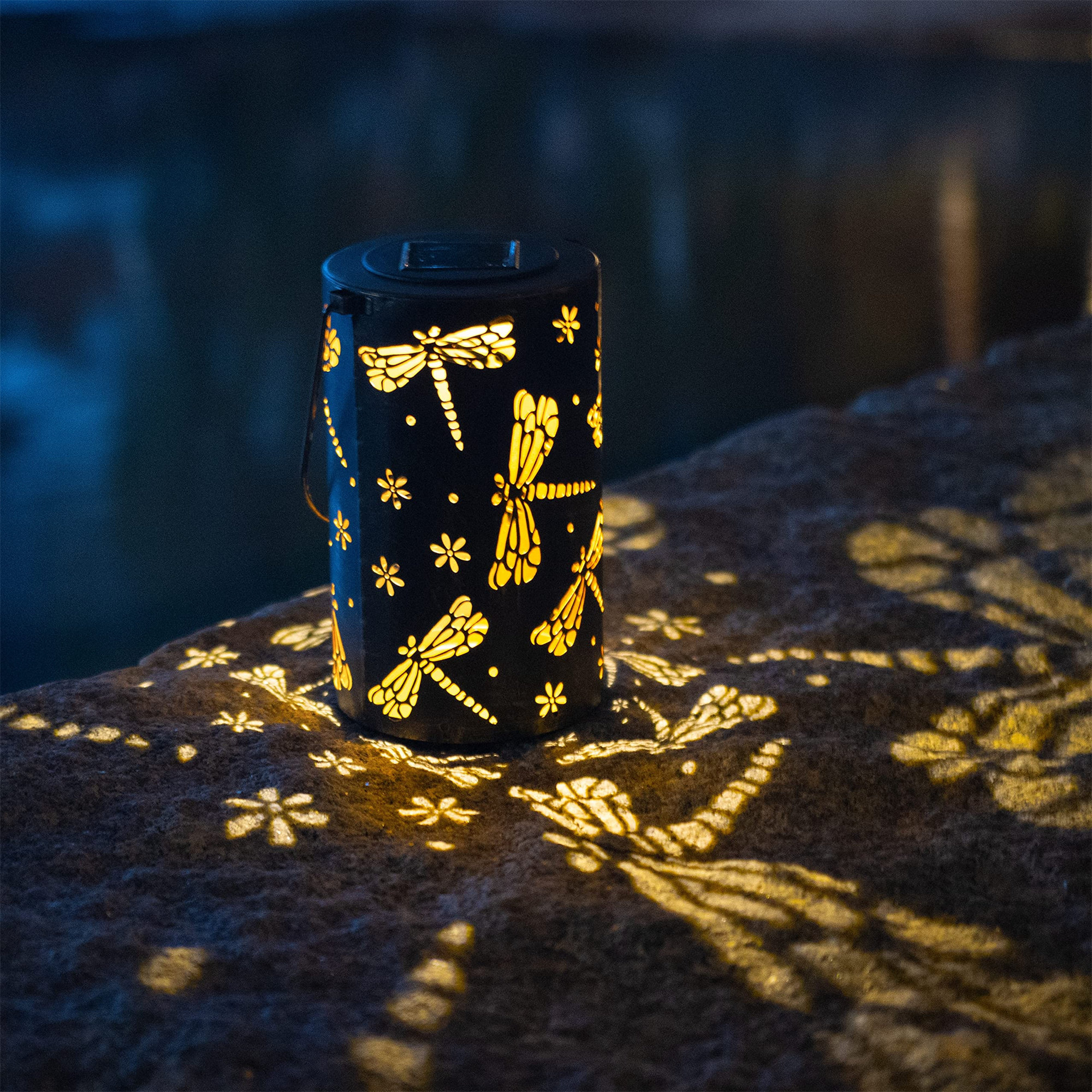 doitbest Dragonfly Solar Lantern - Waterproof Hanging Garden Decor ...