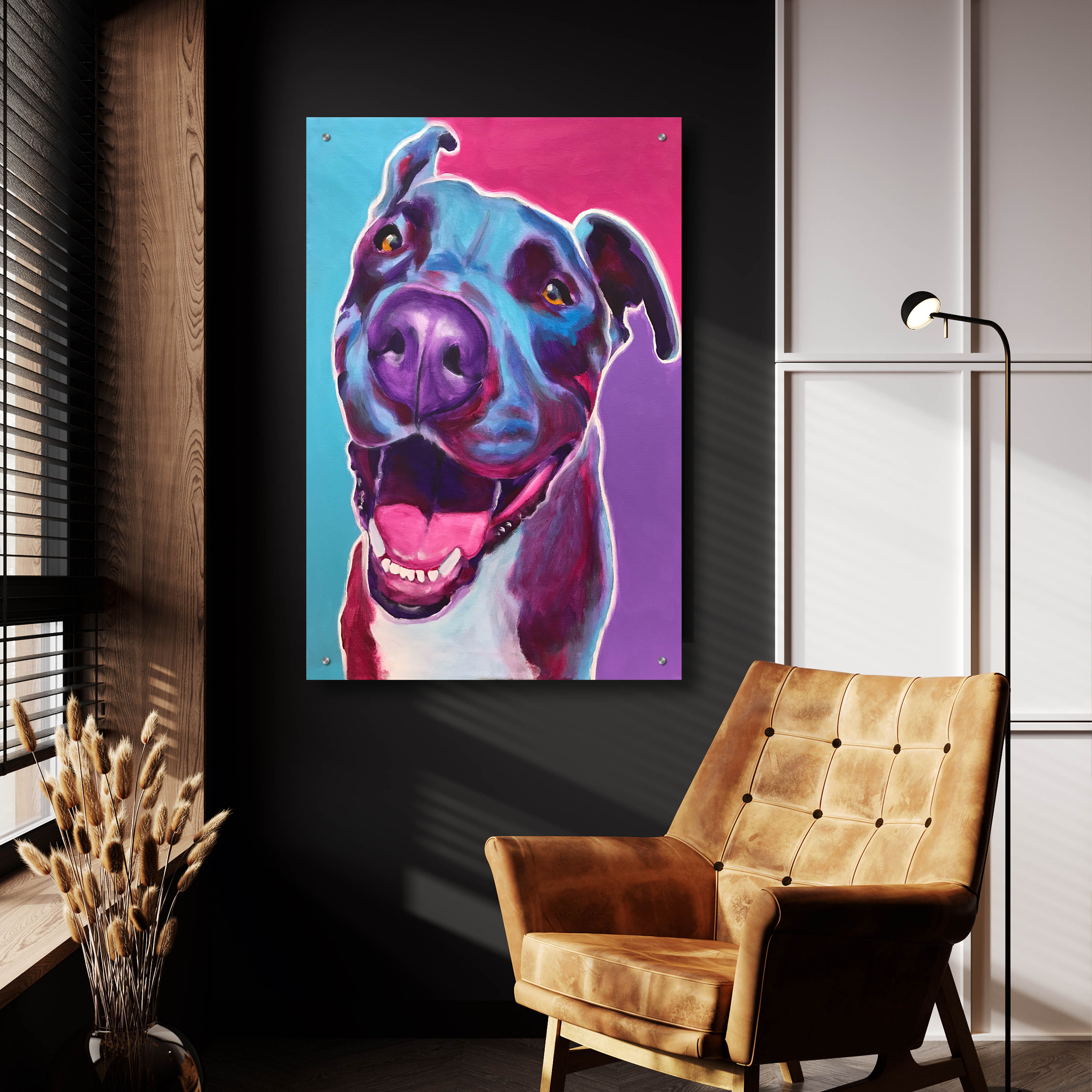Red Barrel Studio® " Pit Bull - Candy " by Dawg Painter | Wayfair