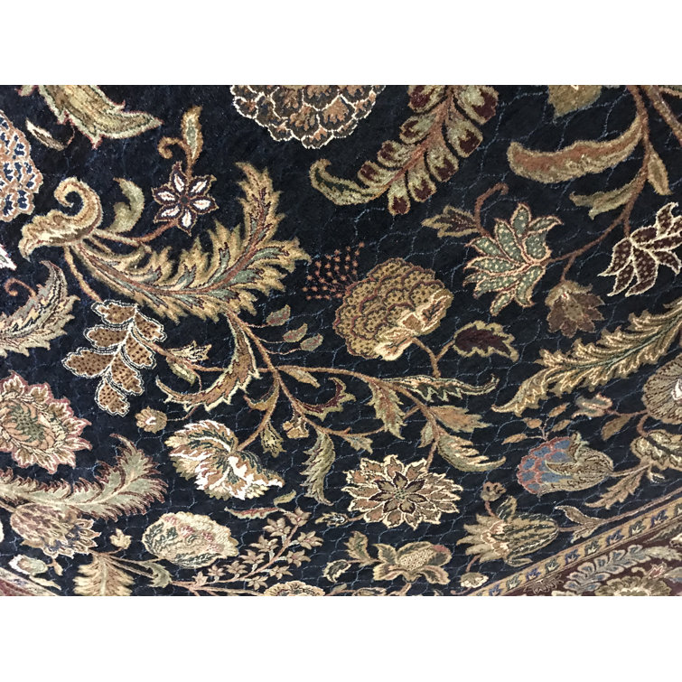 Bokara Rug Co., Inc. Hand-Knotted High-Quality Black and Brown Area Rug ...