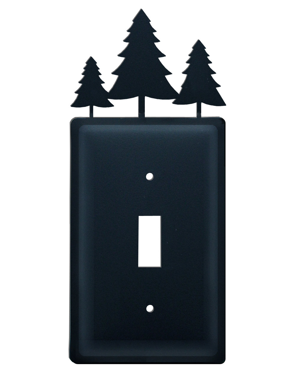Village Wrought Iron Pine Trees 1-Gang Toggle Light Switch Wall Plate ...