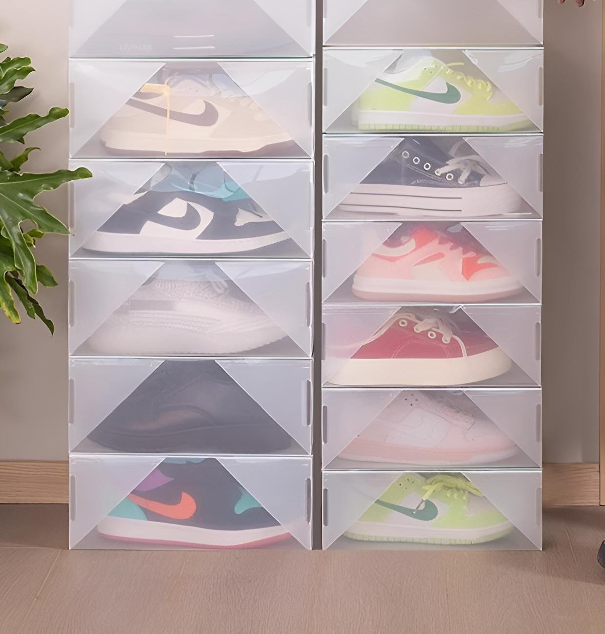 Rebrilliant Transparent Dustproof Shoe Box, Thickened Shoe Box | Wayfair